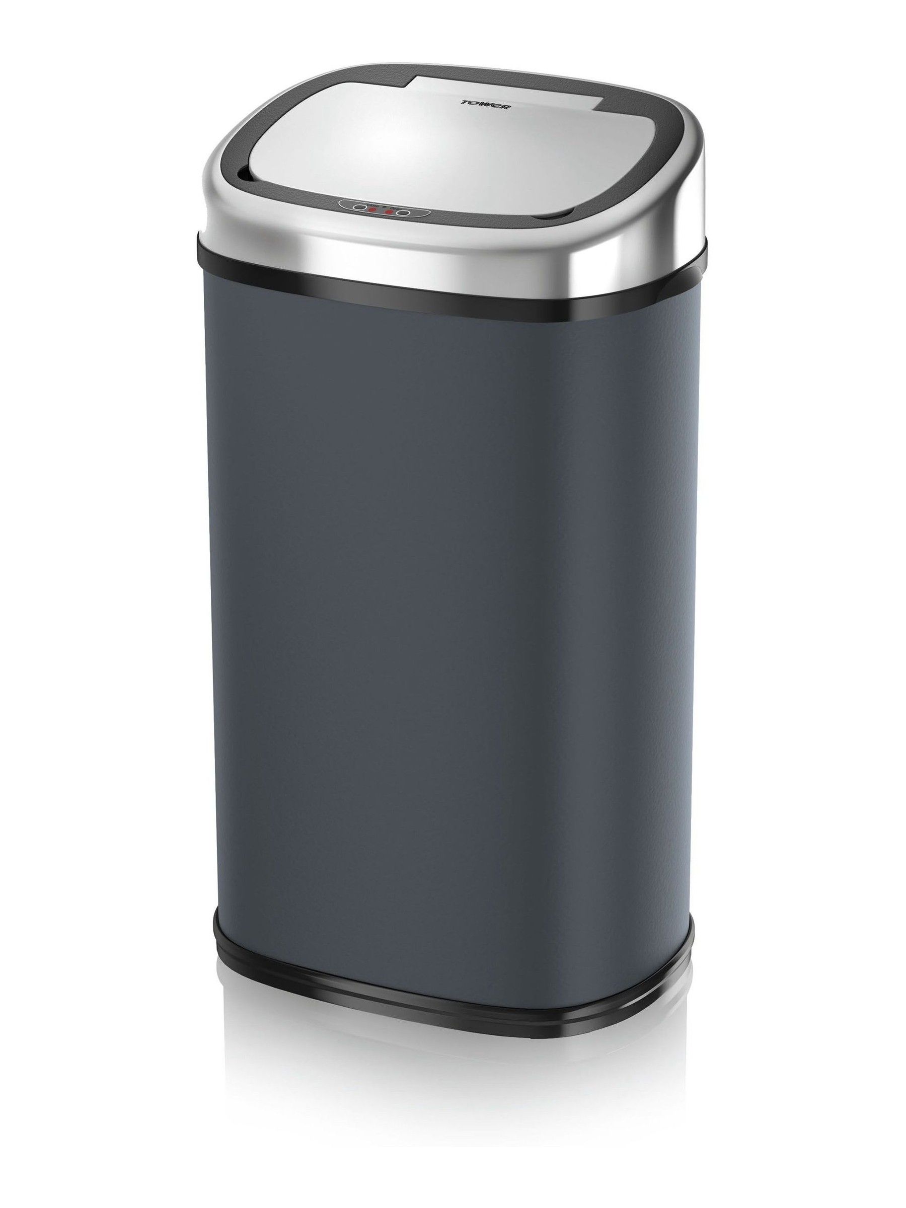 Buy Tower Grey 58L Square Sensor Sensor Bin from the Next UK online shop
