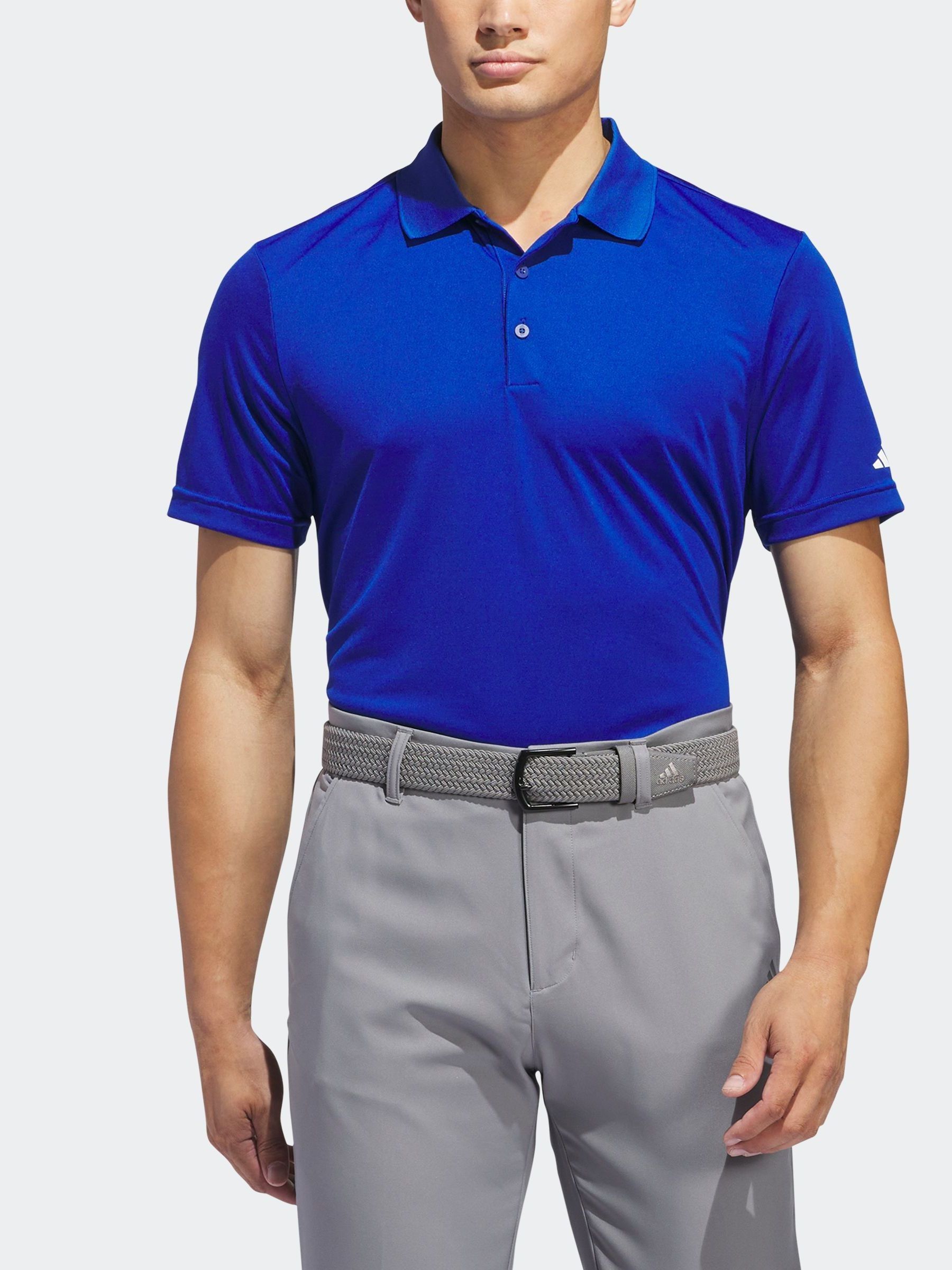 Buy adidas Golf Dark Blue Core Performance Primegreen Polo Shirt from ...
