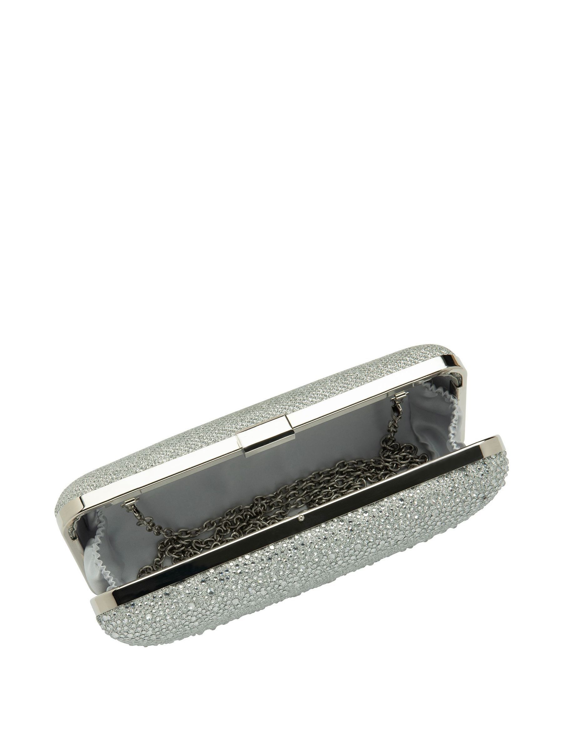 Buy Lotus Silver Clutch Bag with Chain from the Next UK online shop