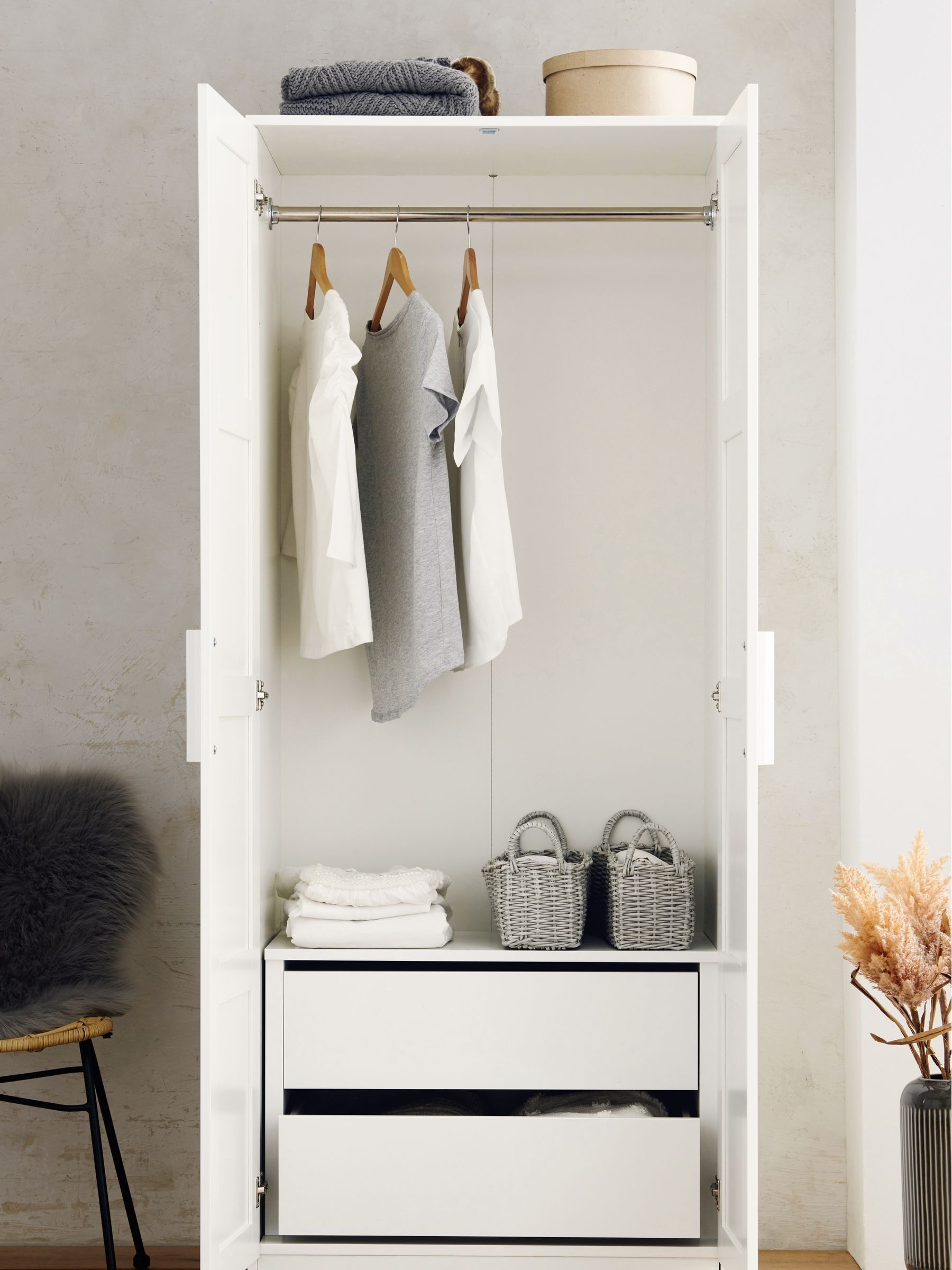 Buy White Flynn Wardrobe Internal Chest of Drawers from the Next UK ...
