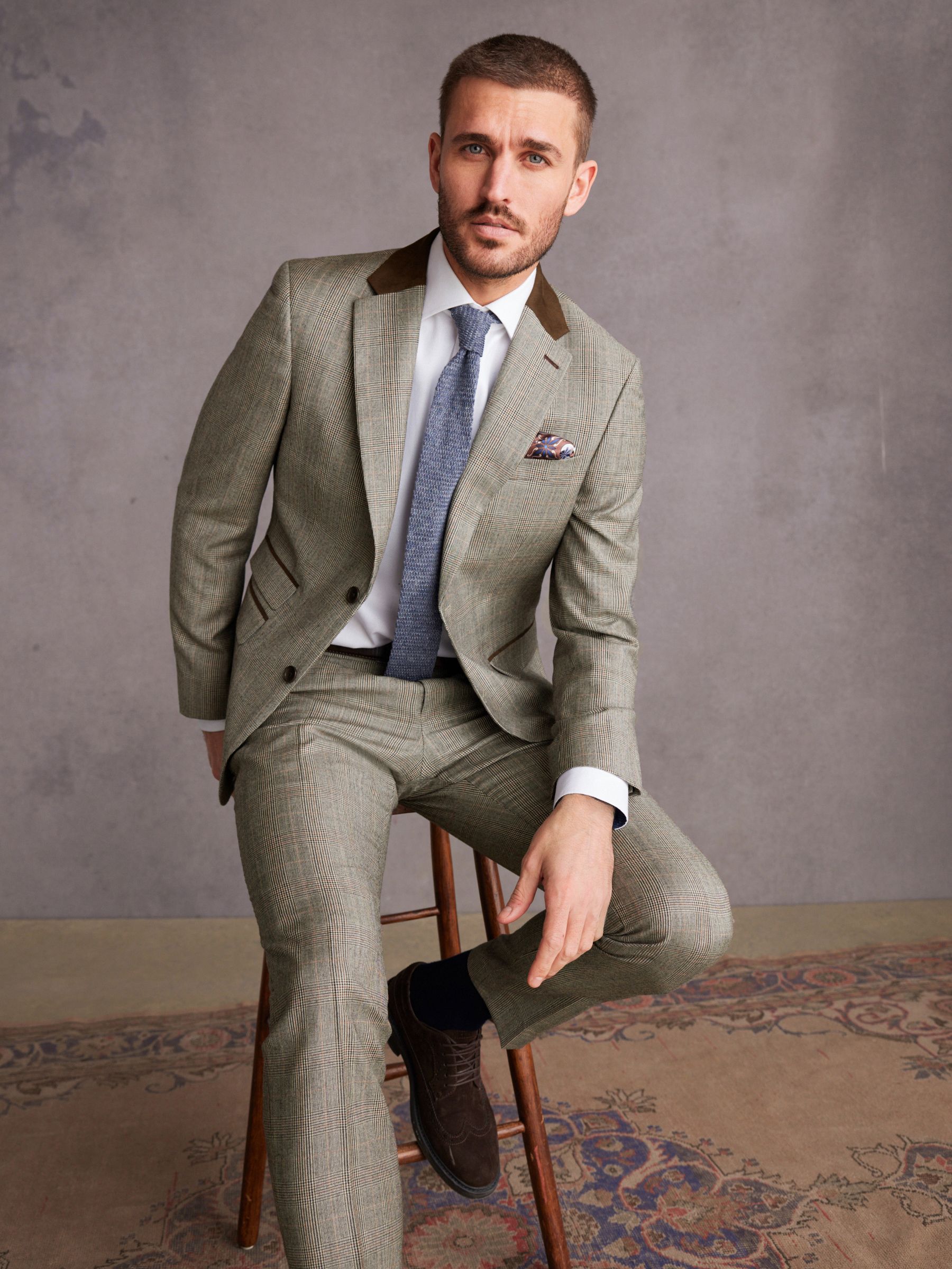 Buy Brown Signature Alfred Italian Wool Suit Jacket from the Next UK ...