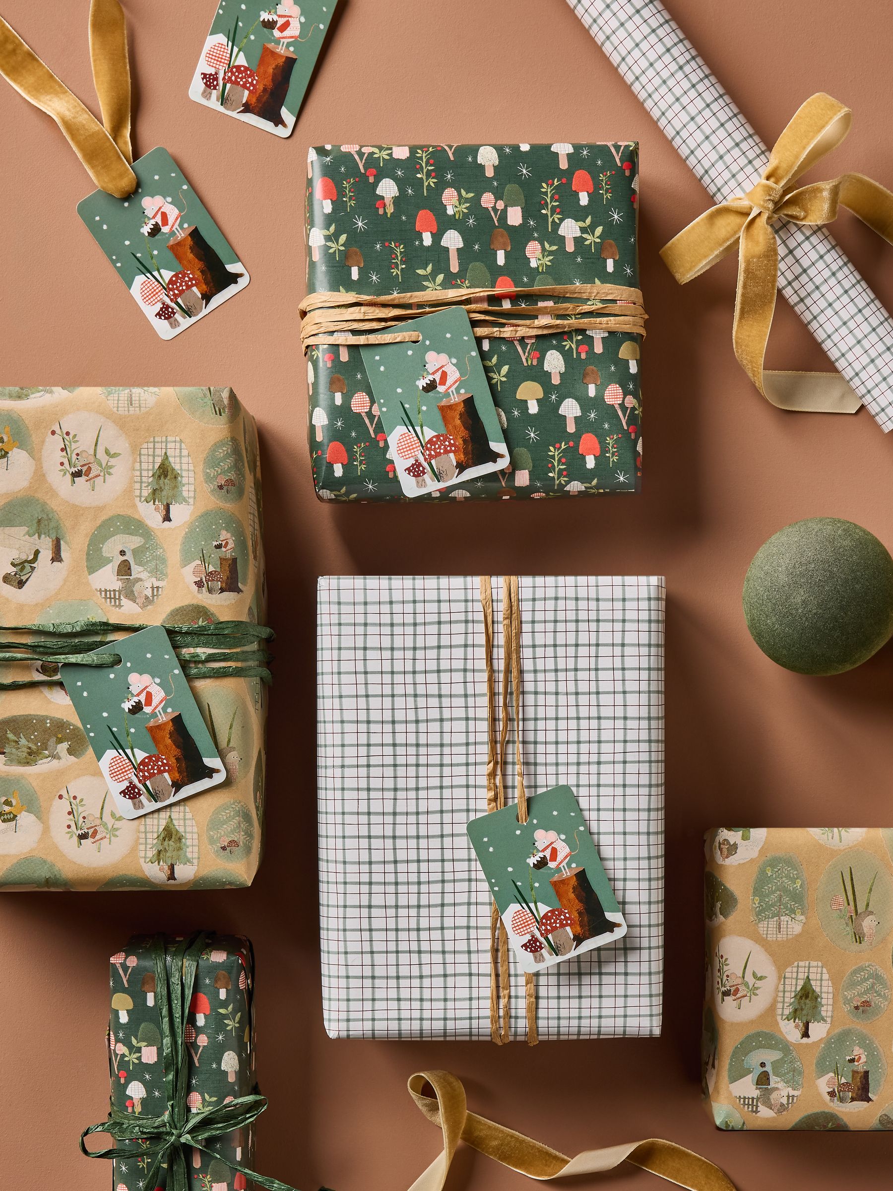 Buy Forest Friends Set of 3, 3m Christmas Wrapping Paper from the Next ...