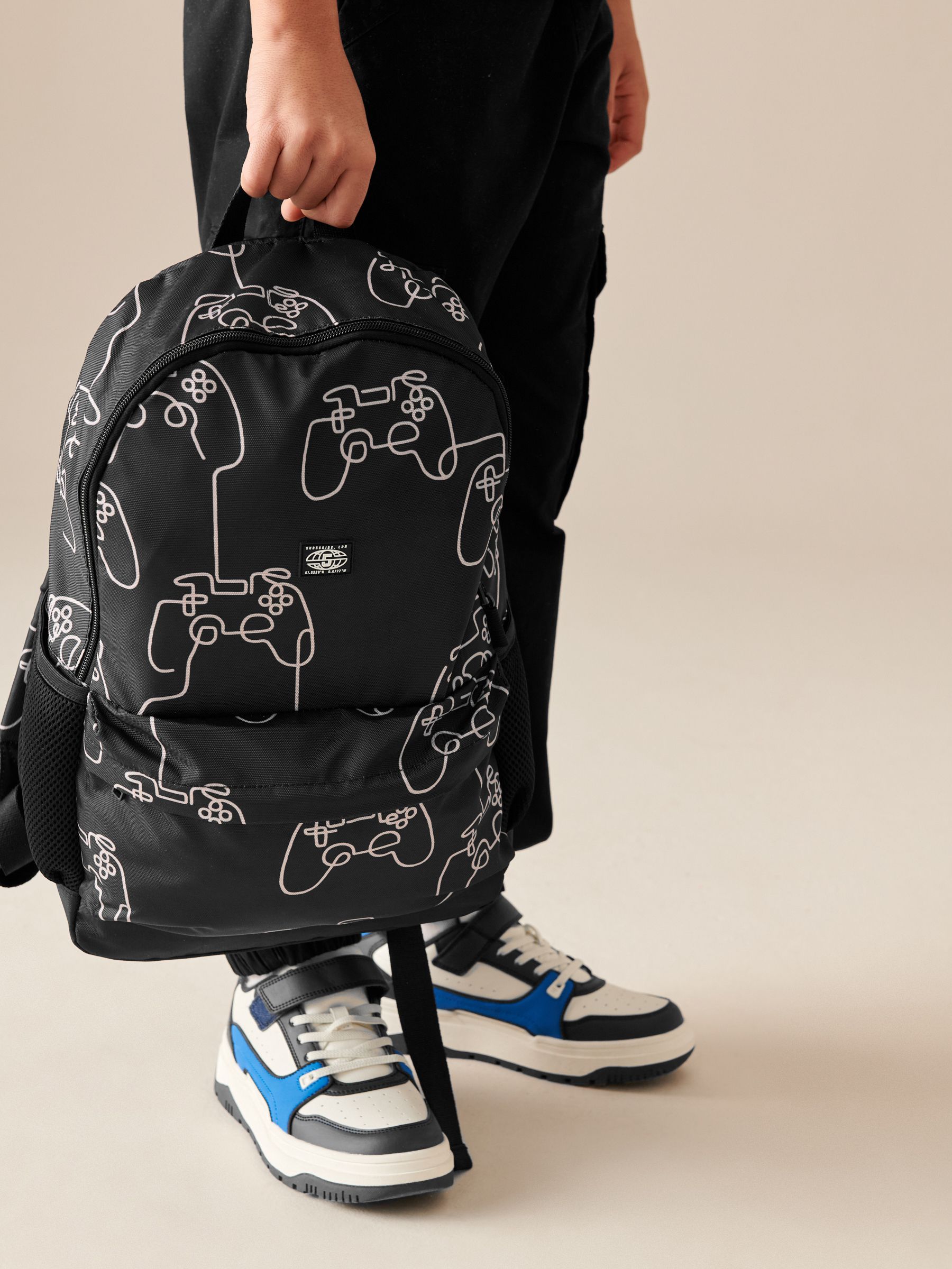 Buy Gamer Print Printed Backpack from the Next UK online shop