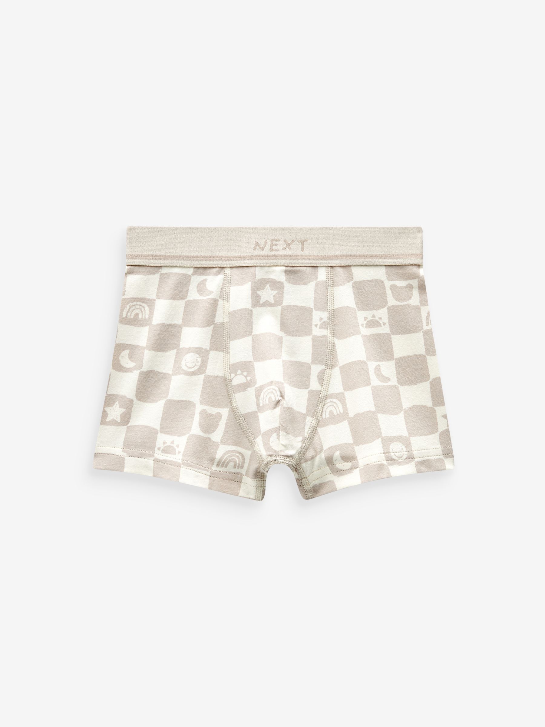Buy Neutral Check Smile Trunks 5 Pack (3-16yrs) from the Next UK online ...