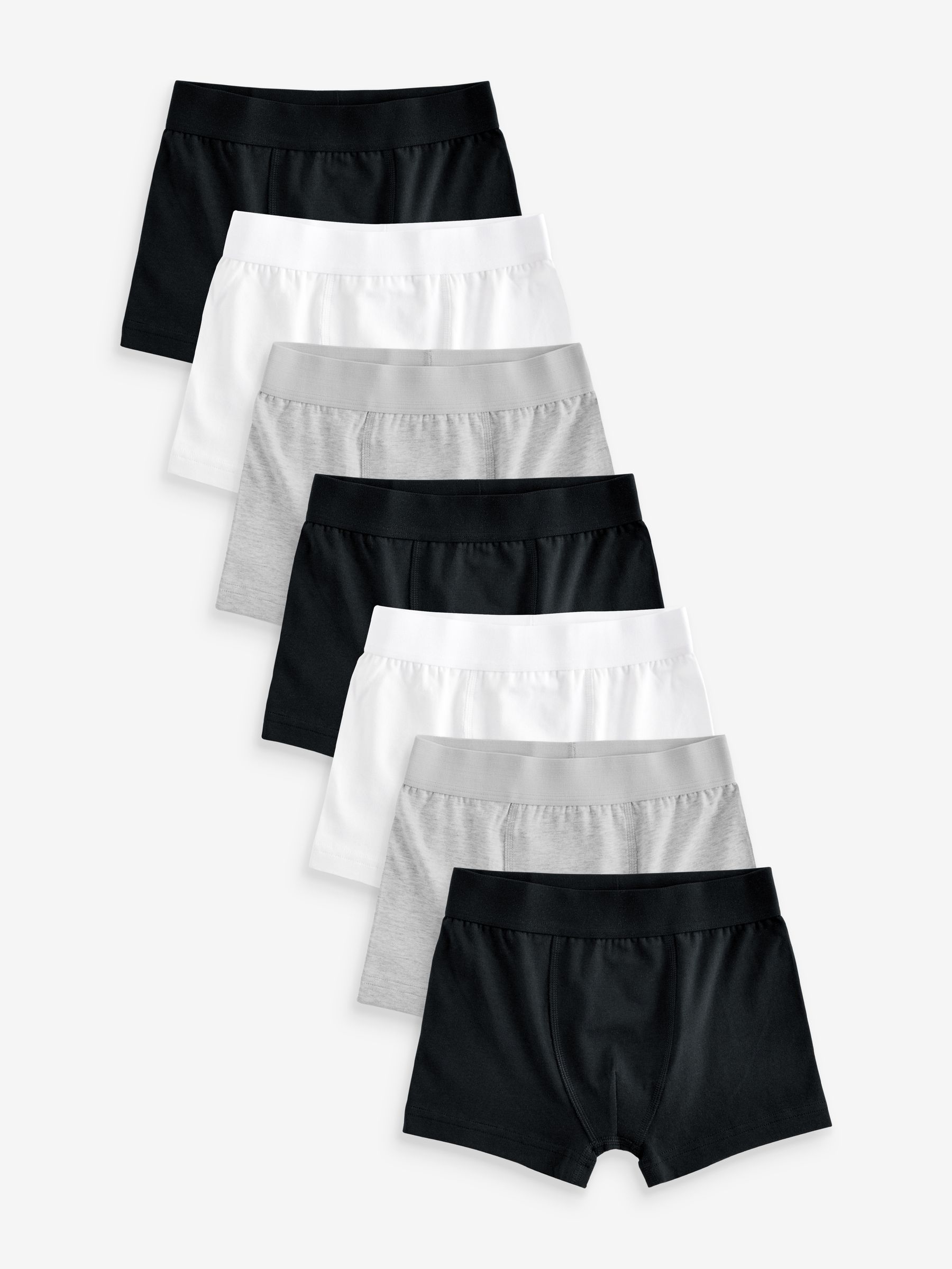 Buy Black/White/Grey Trunks 7 Pack (2-16yrs) from Next Hong Kong
