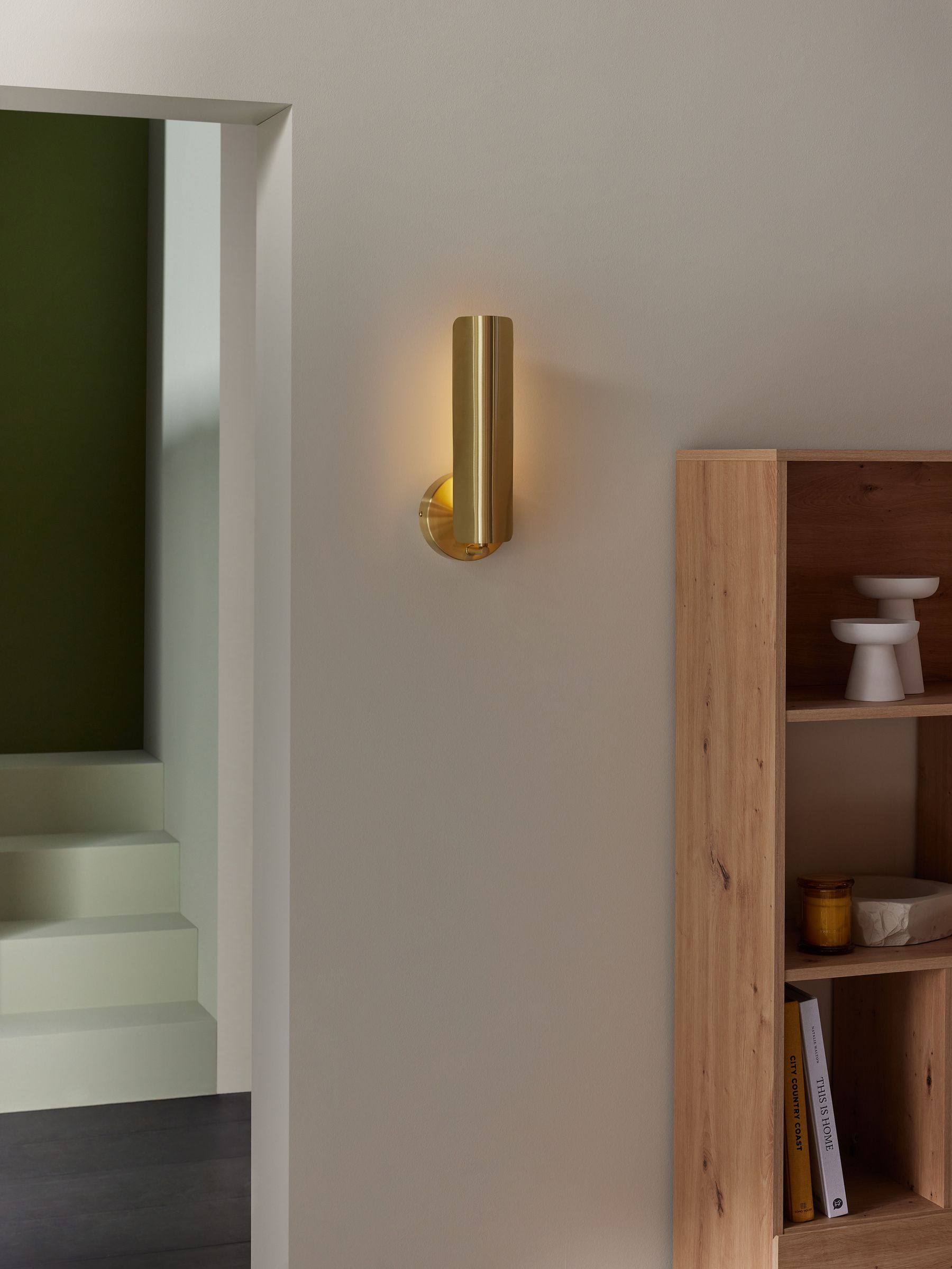 Buy MADE.COM Brass Ellis Wall Light from the Next UK online shop