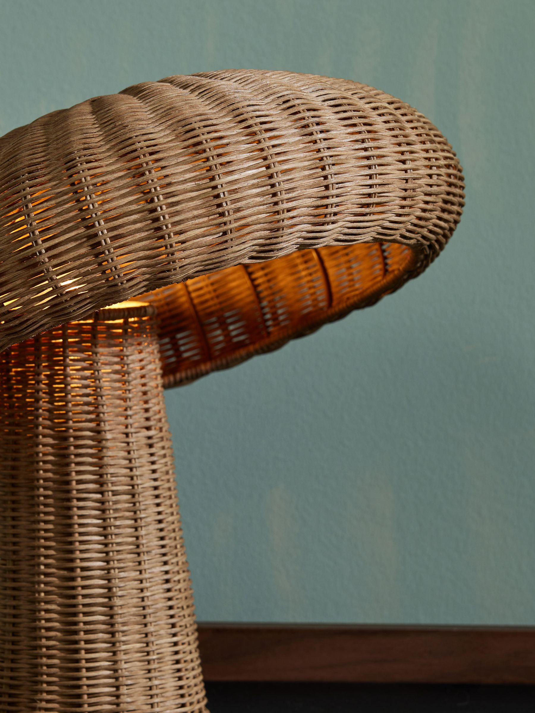 Buy MADE.COM Natural Leilani Rattan Table Lamp from Next Ireland