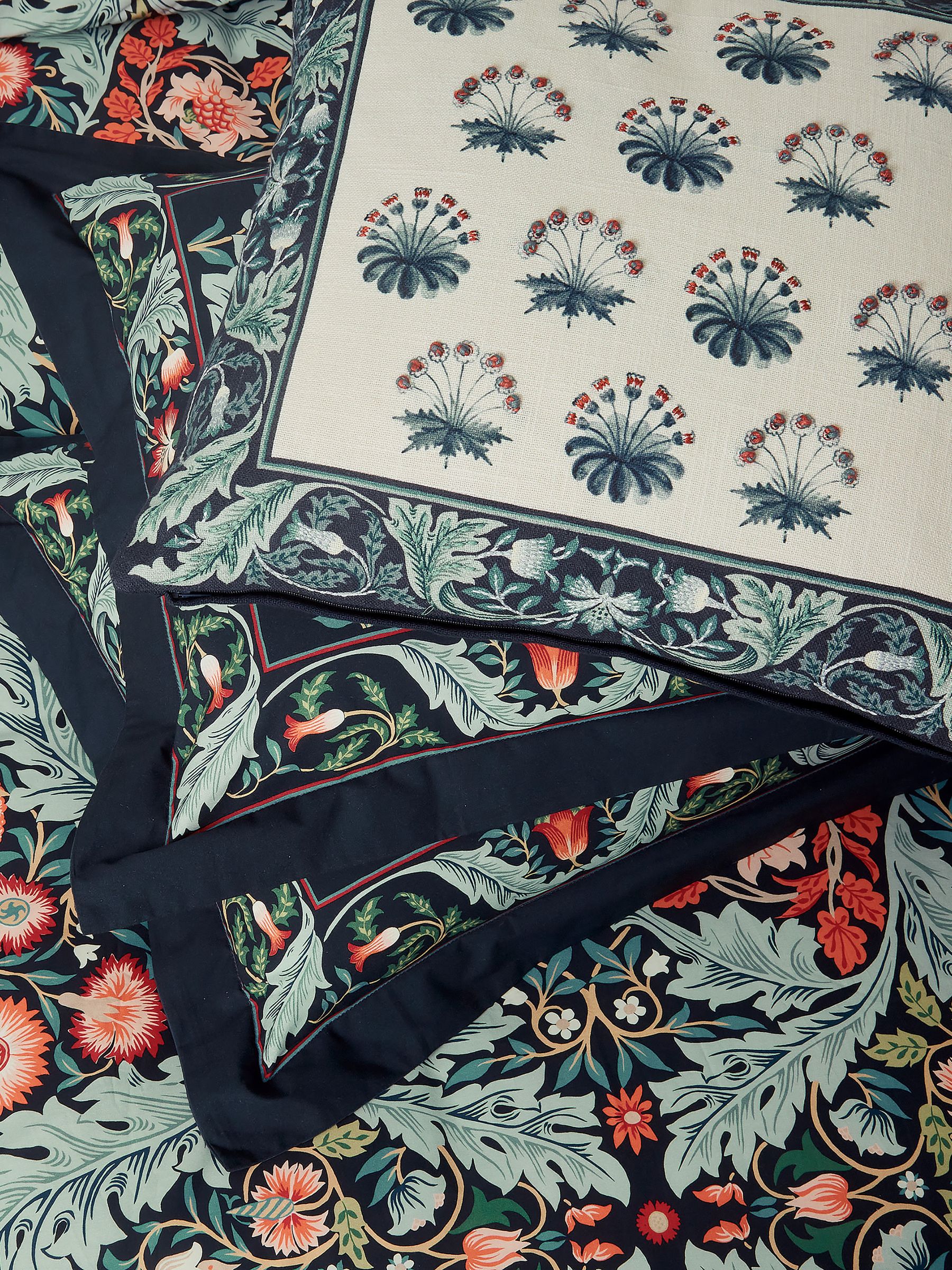 Buy V&A Teal Sea Green Earthly Paradise 100% Cotton Duvet Cover and ...