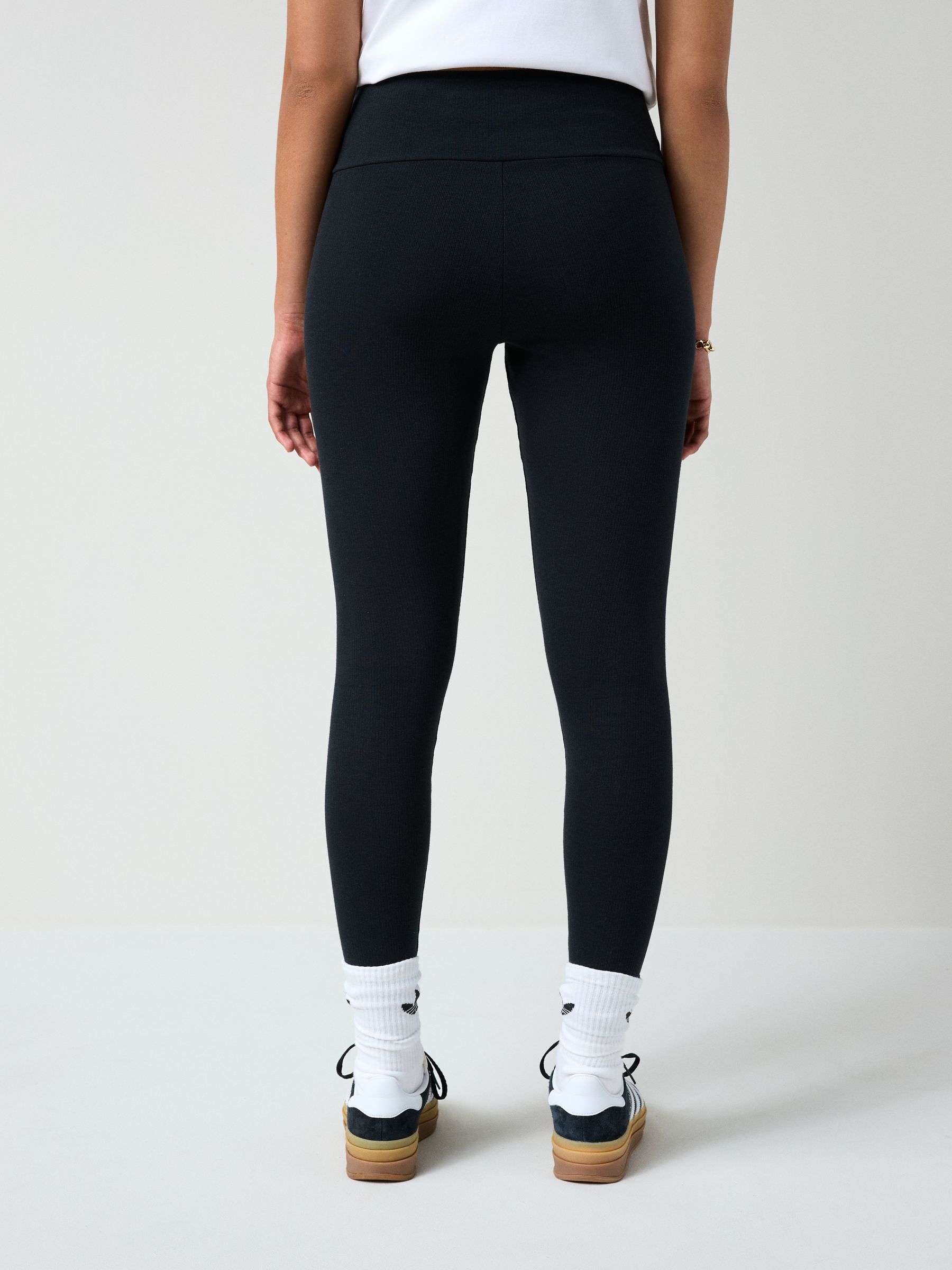 Buy adidas Black Essential High Waisted Leggings from the Next UK ...