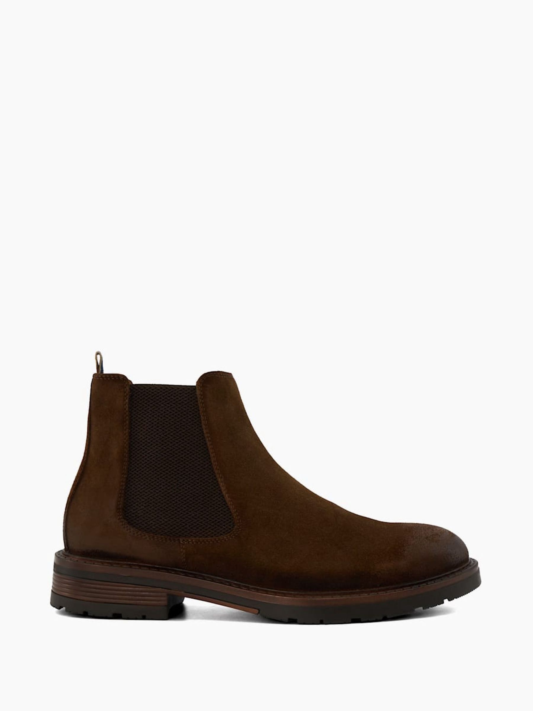 Buy Dune London Tan Brown Cheltenham Brushed Chelsea Boots from the ...