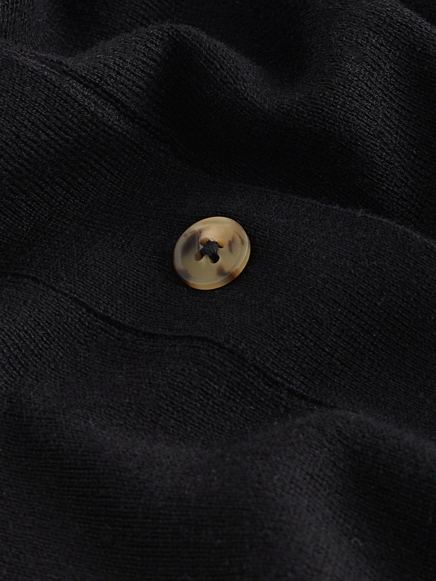 Buy Black Soft Touch Button Up Knitted Cardigan from the Next UK online ...