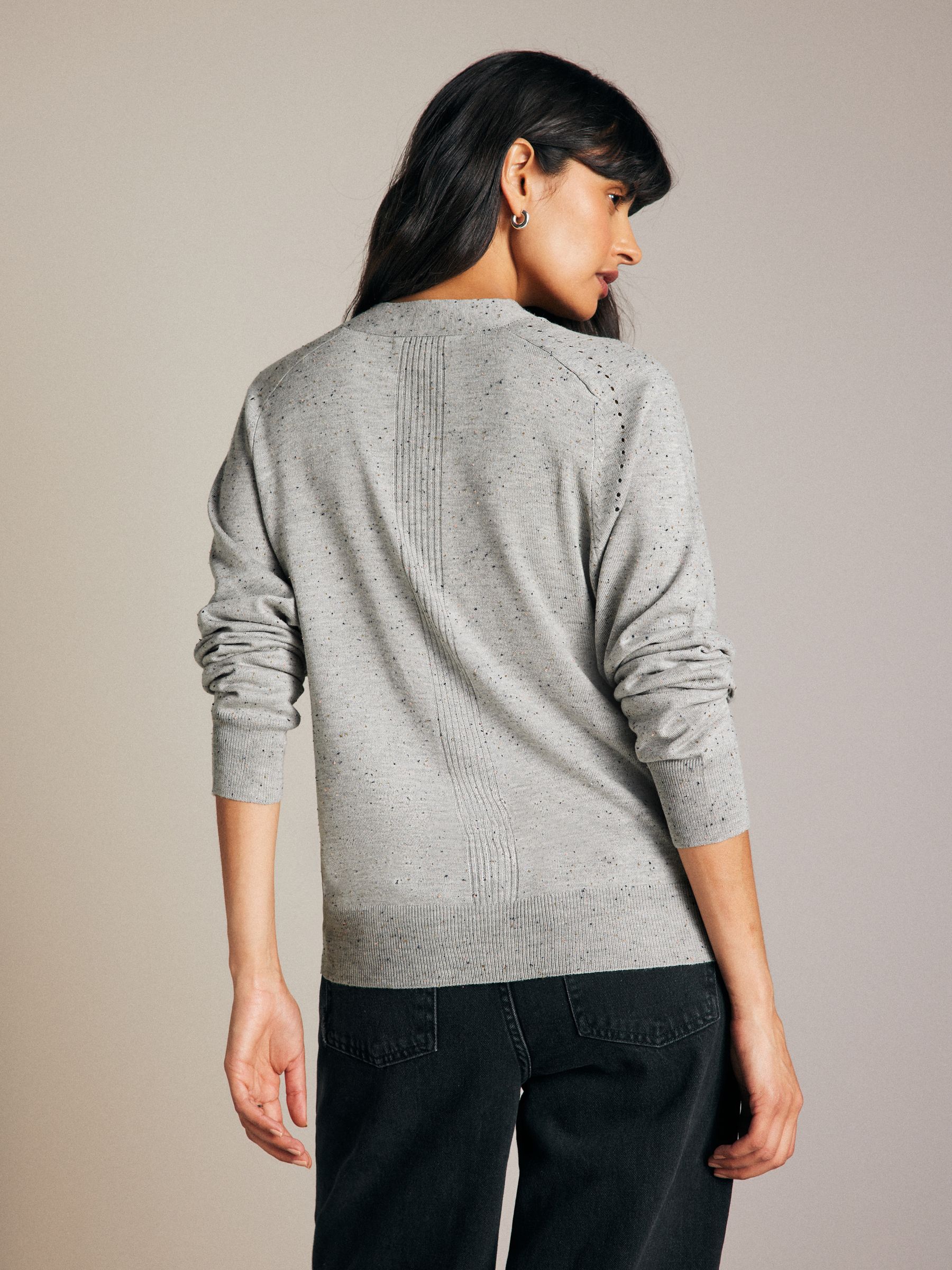 Buy Grey Soft Touch Button Up Knitted Cardigan from the Next UK online shop