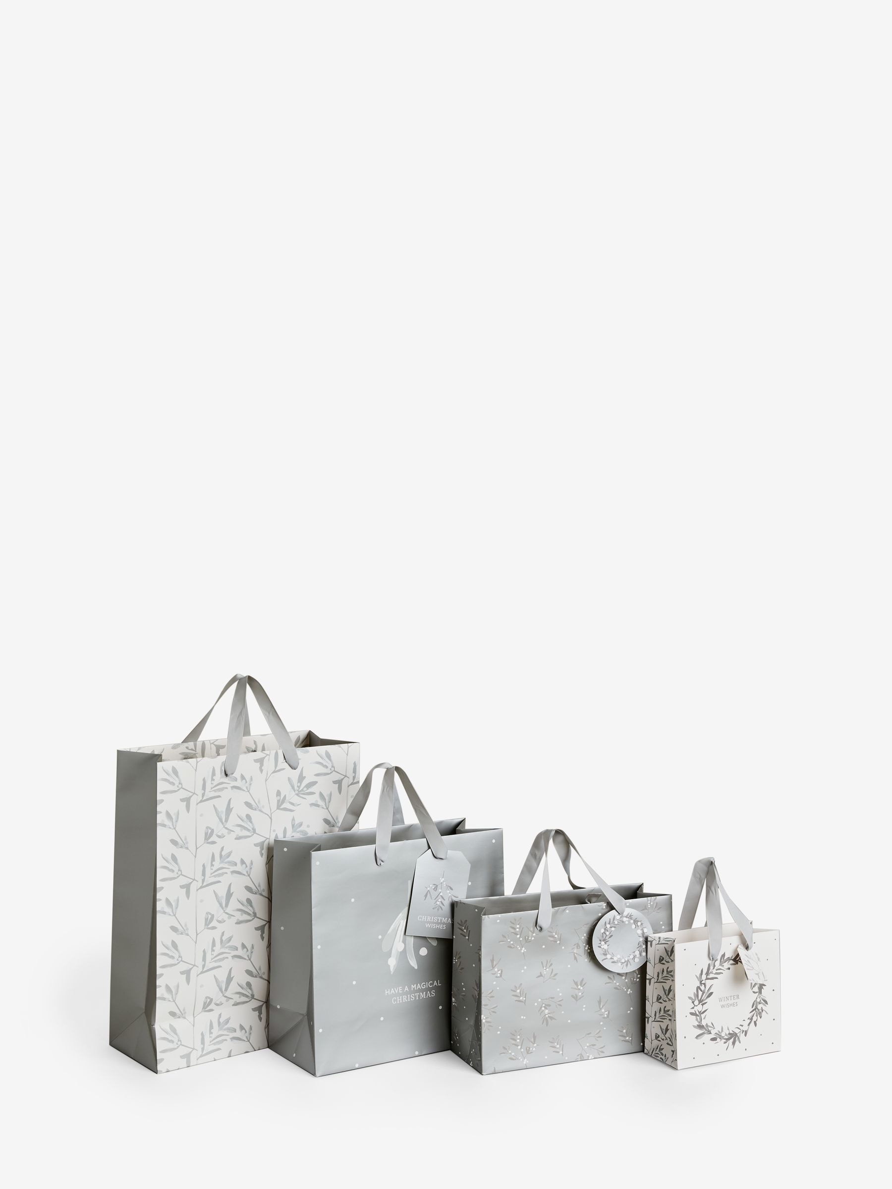 Buy Silver Berries Christmas 4 Pack Gift Bags from the Next UK online shop