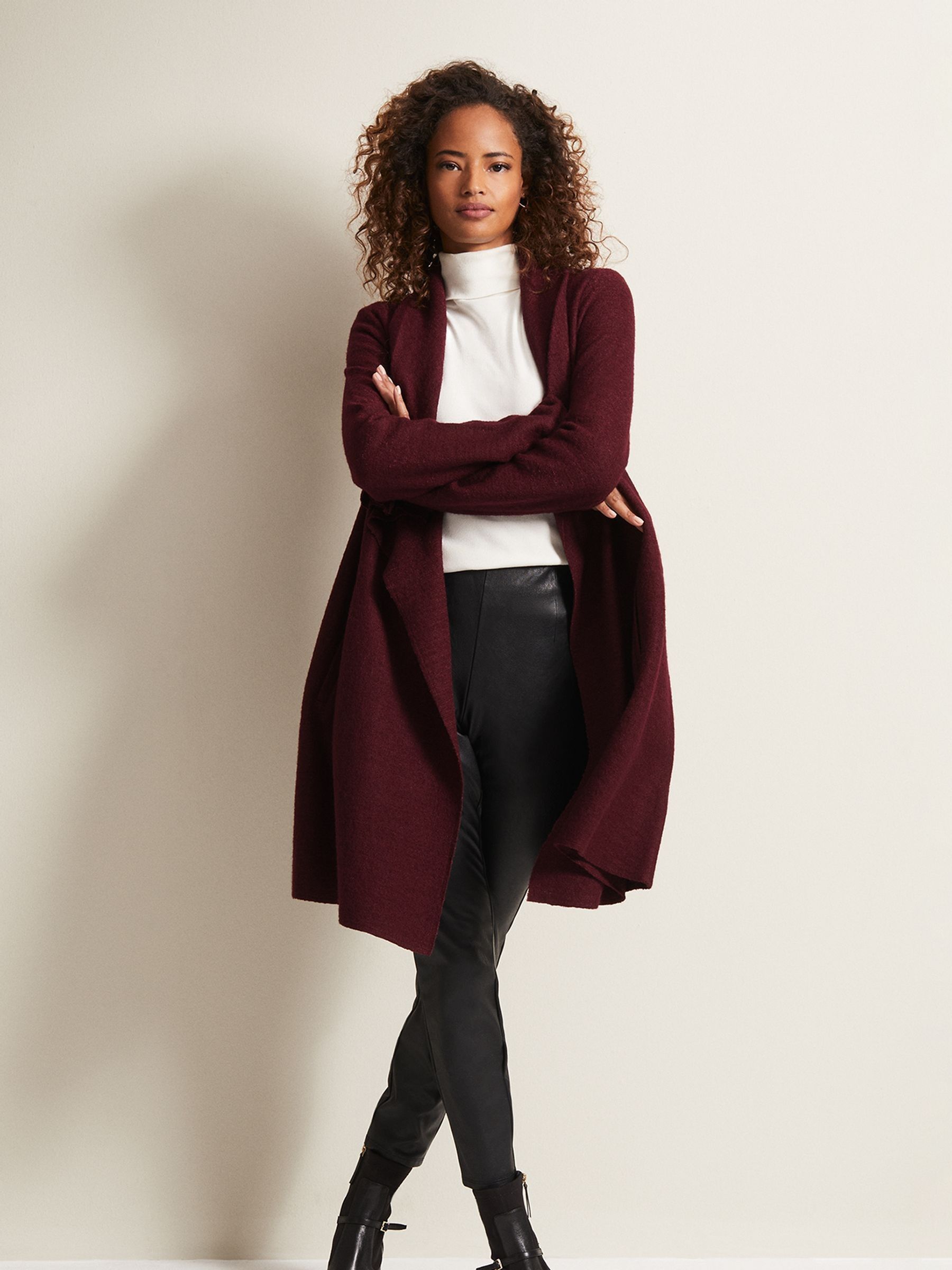 Buy Phase Eight Red Knit Bellona Coat from the Next UK online shop