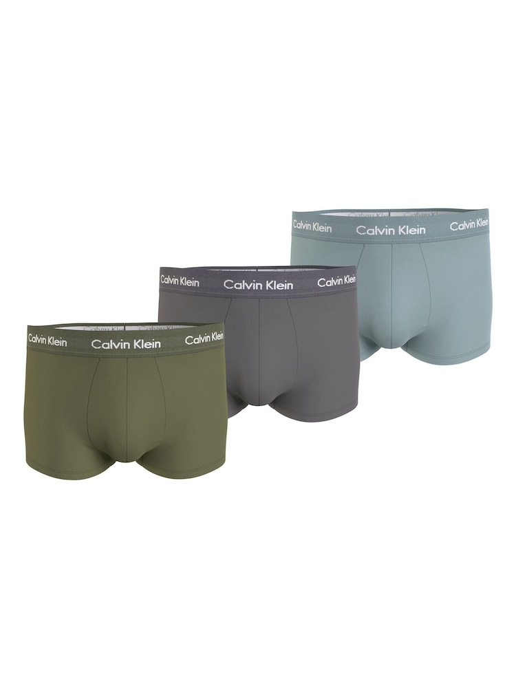 Buy Calvin Klein Grey Low Rise Boxers 3 Pack from the Next UK online shop