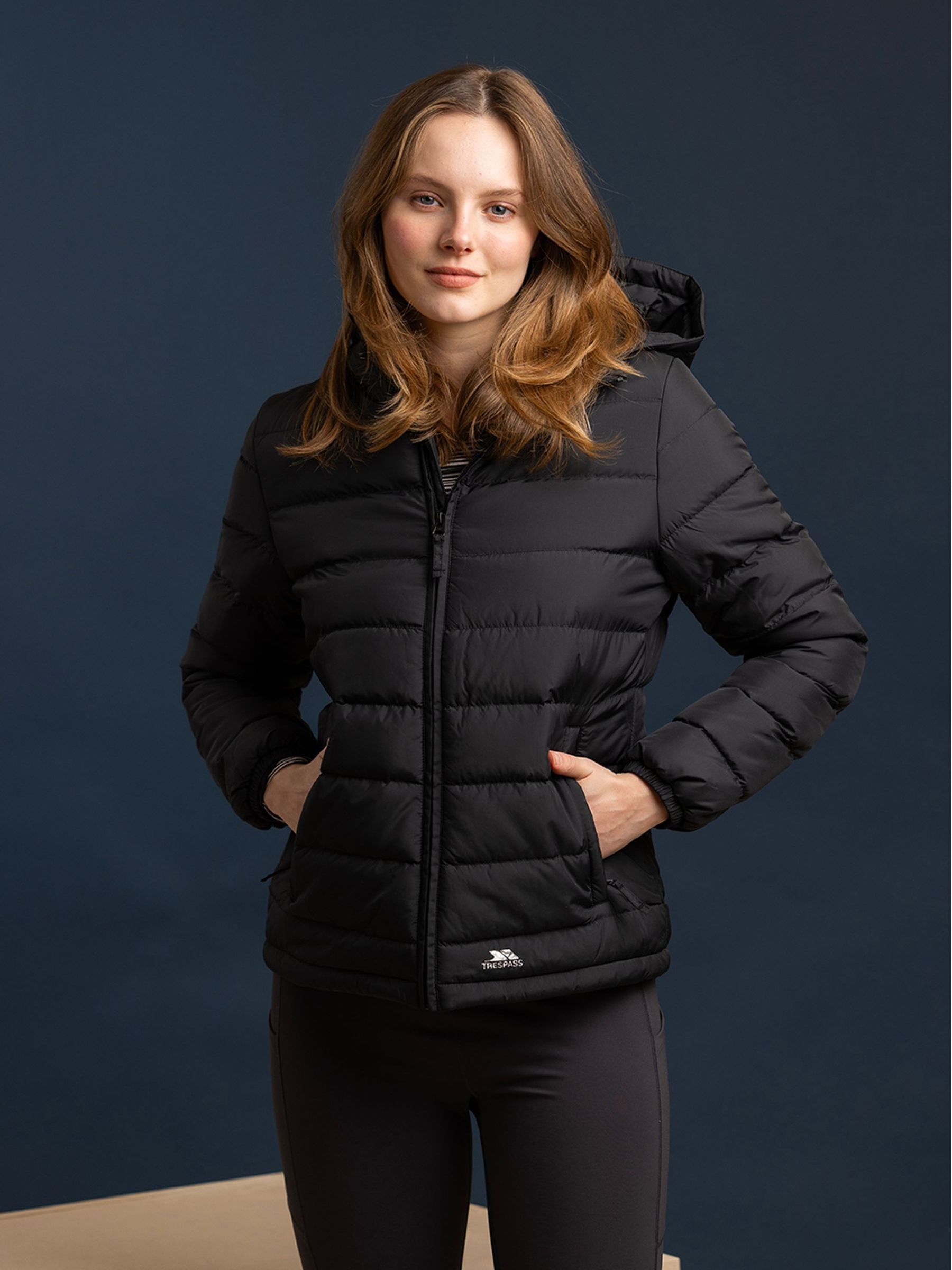Buy Trespass Black Elegant Padded Jacket from the Next UK online shop