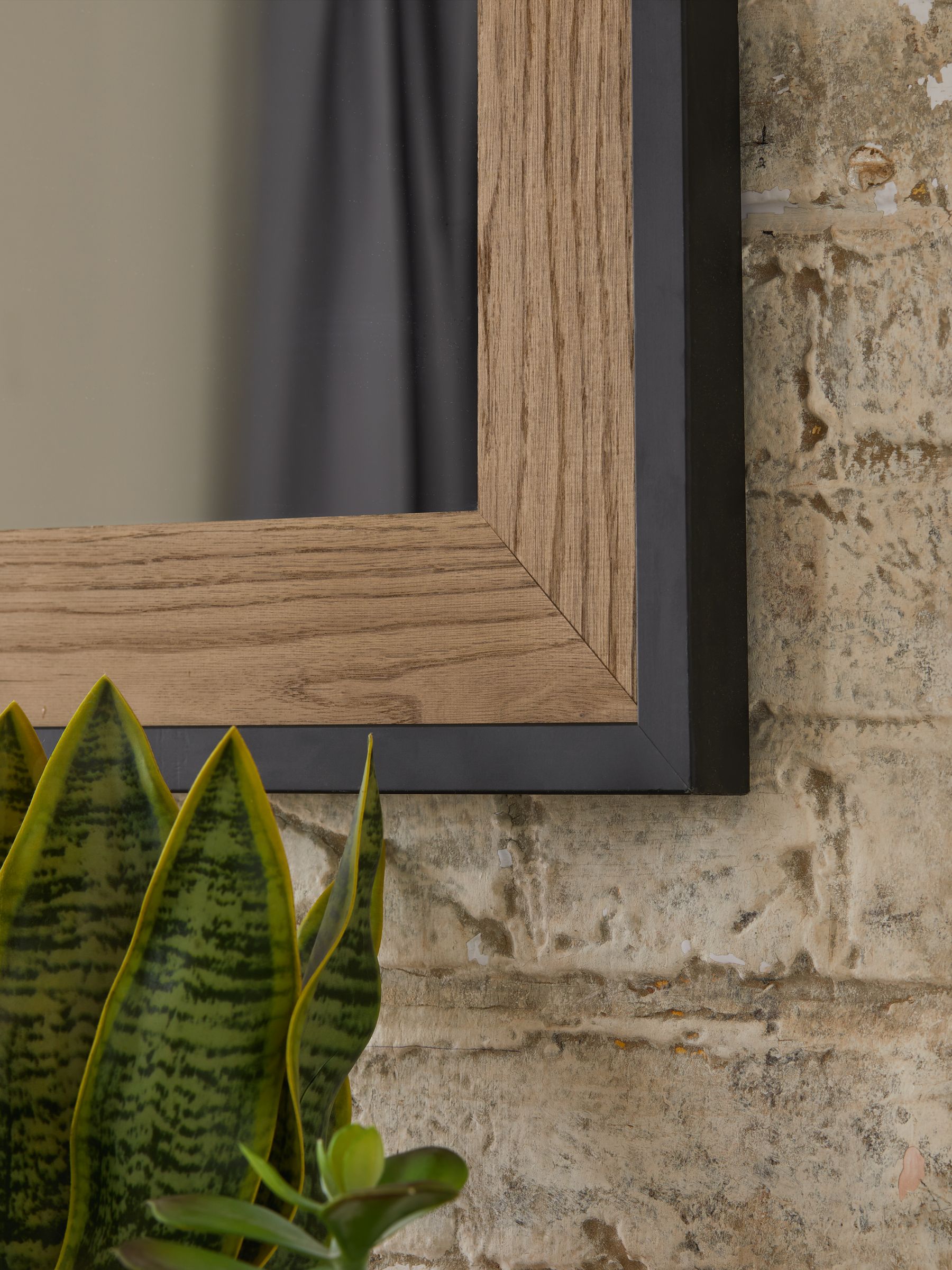 Buy Dark Natural Bronx Full Length Wall Mirror from the Next UK online shop