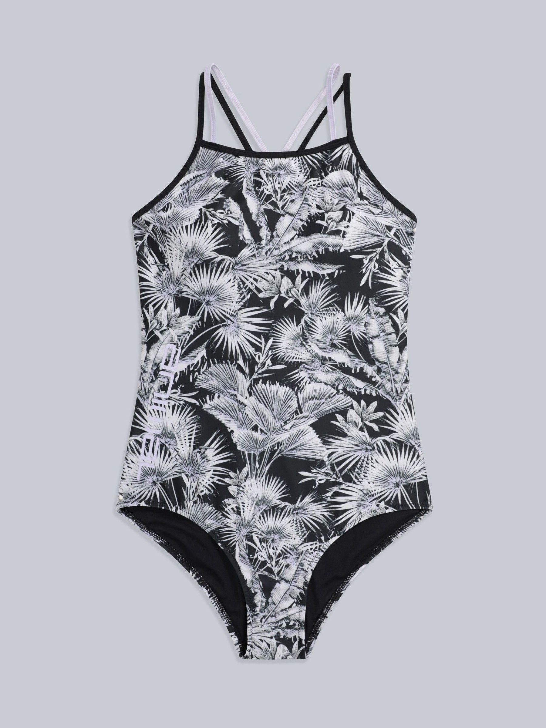 Buy Animal Black/White Strappy Zora Womens Swimsuit from the Next UK ...