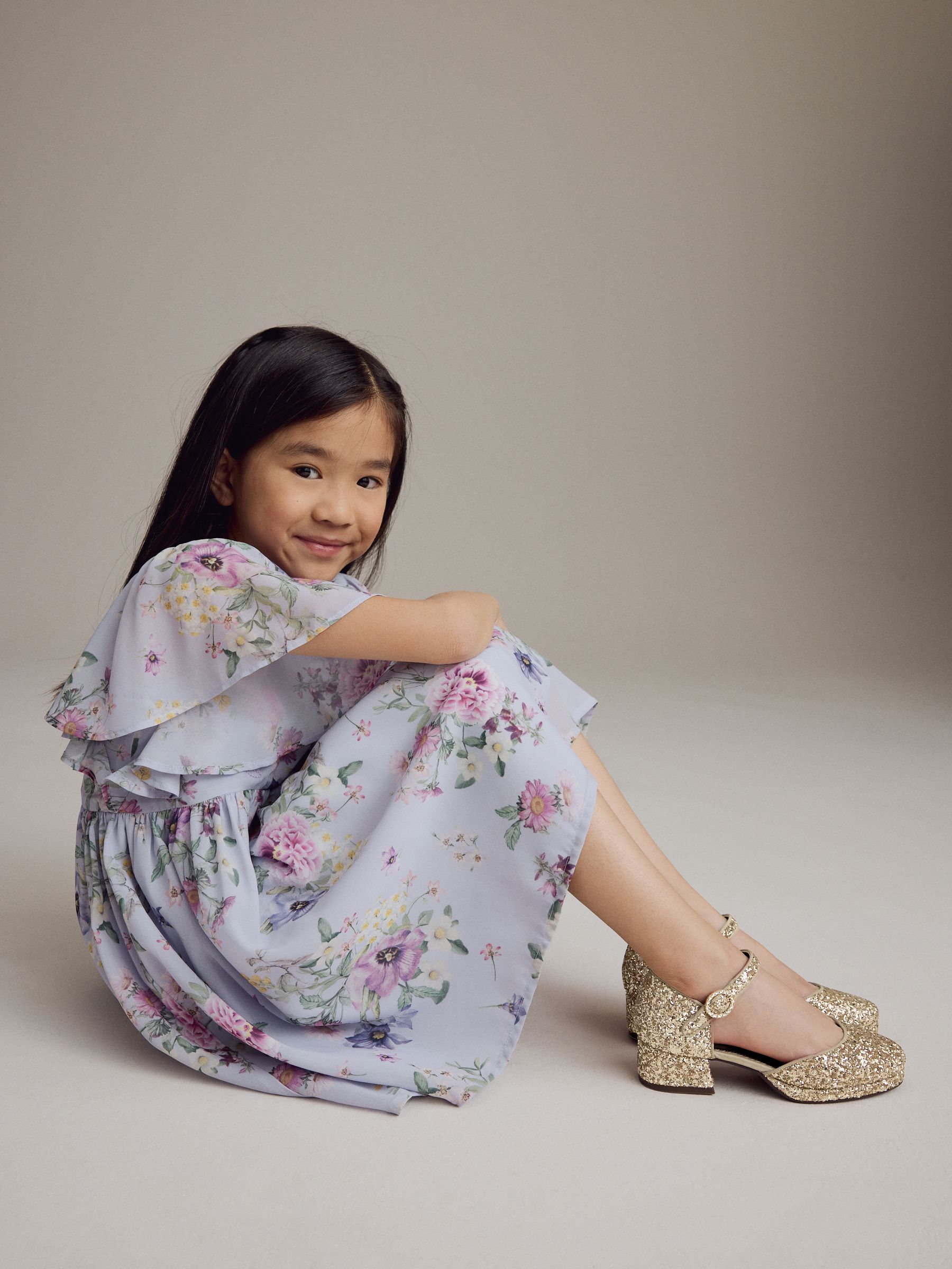 Buy Gold Glitter Platform Heel Occasion Shoes from the Next UK online shop