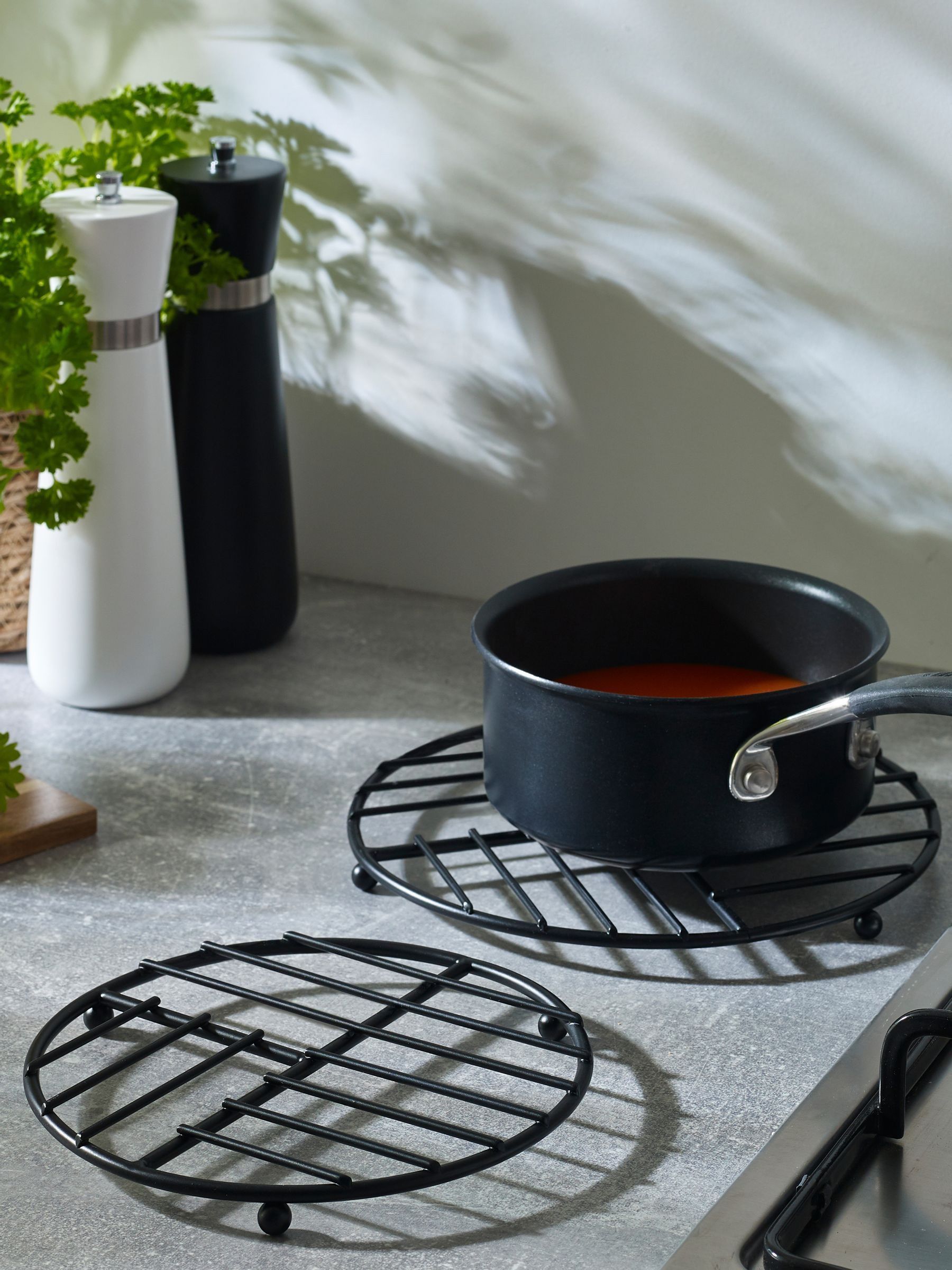 Buy Set of 2 Black Bronx Wire Trivets from the Next UK online shop
