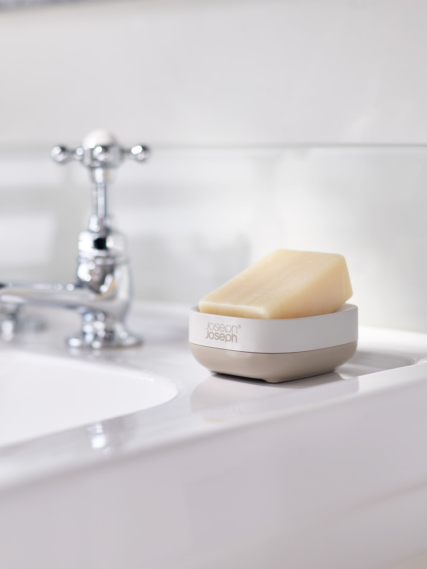 Buy Joseph Joseph Ecru Slim Compact Soap Dish from the Next UK online shop