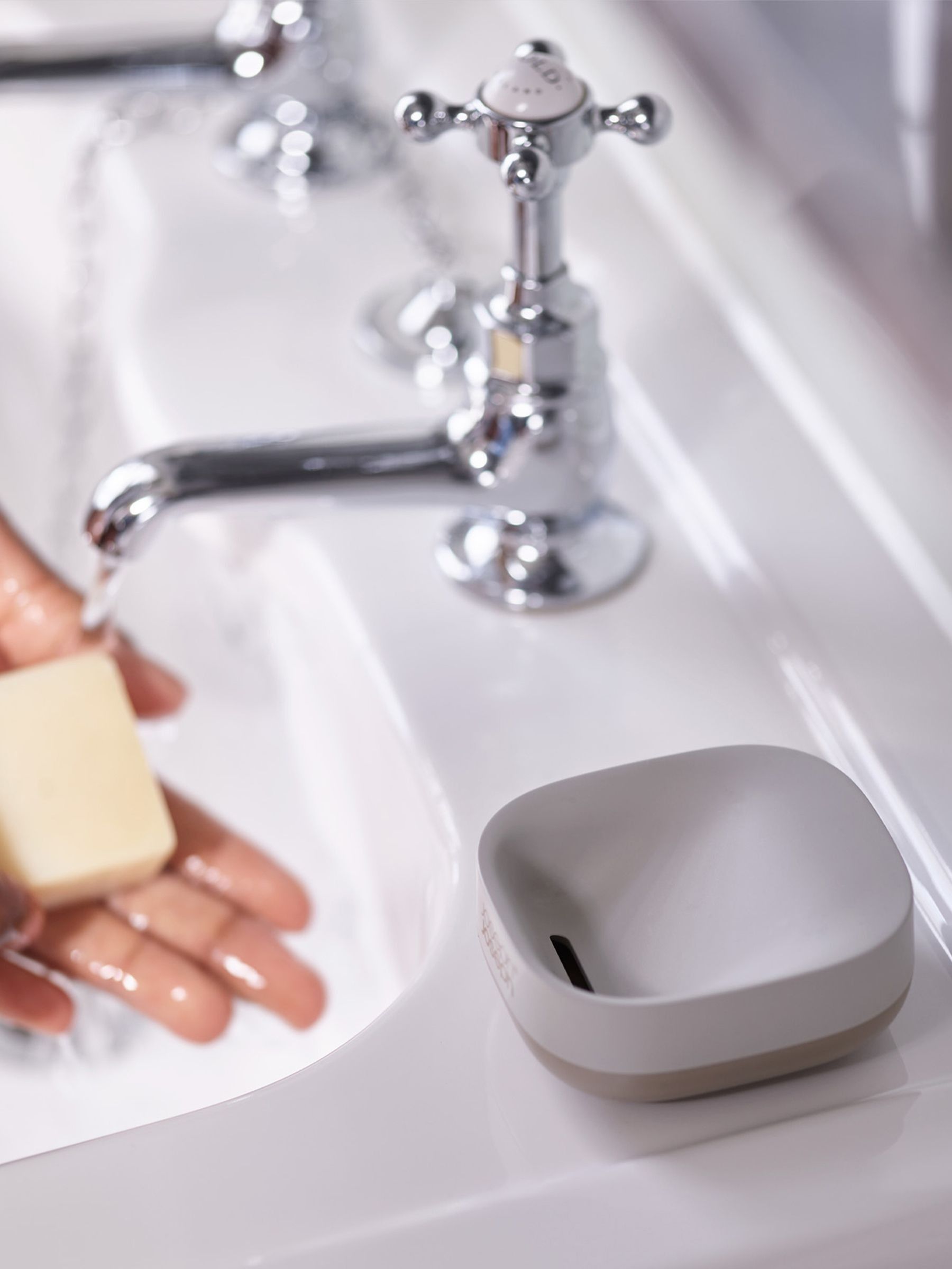 Buy Joseph Joseph Ecru Slim Compact Soap Dish from the Next UK online shop