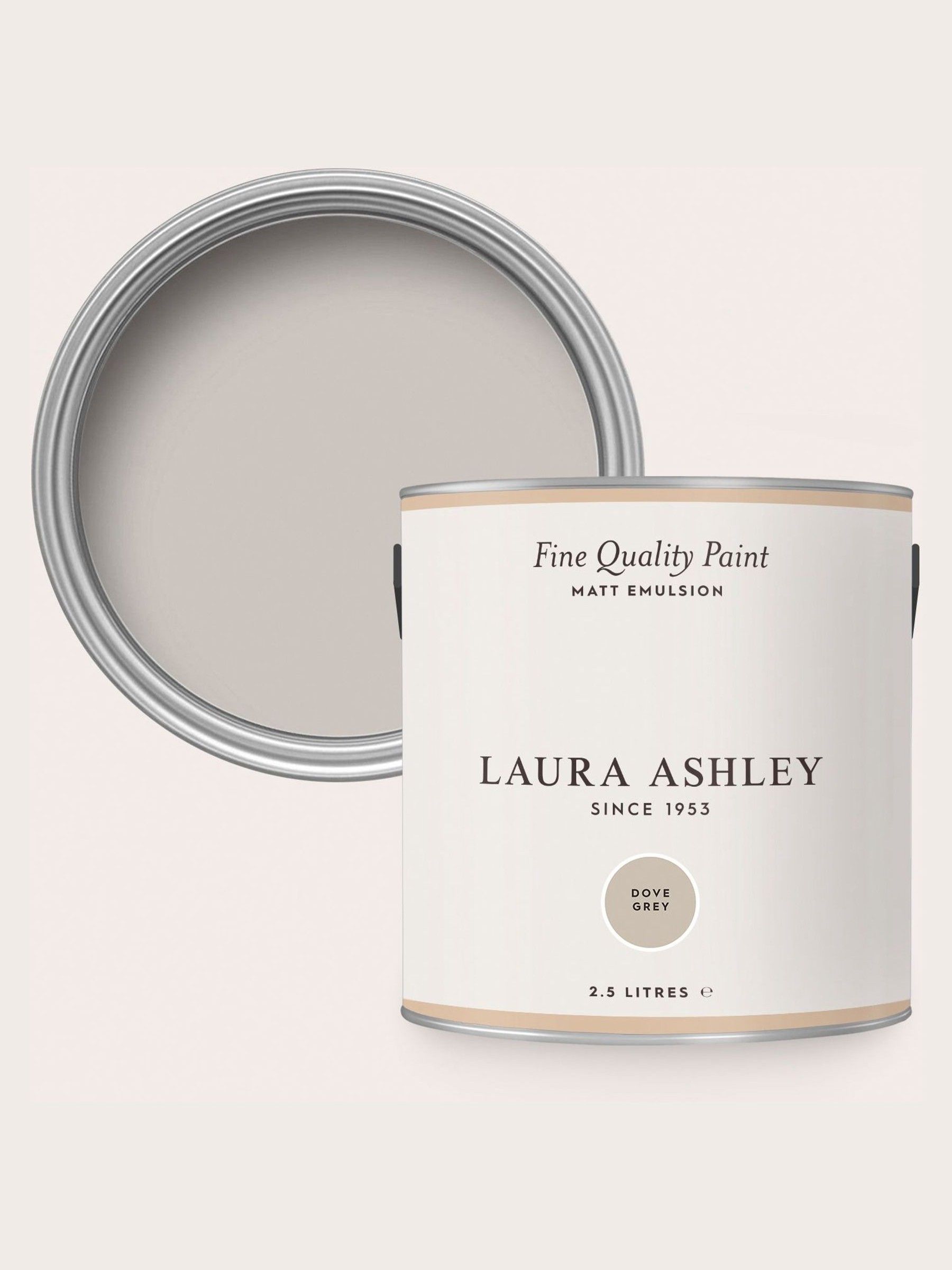 Buy Laura Ashley Dove Grey Matt Emulsion 2.5Lt Paint from the Next UK ...