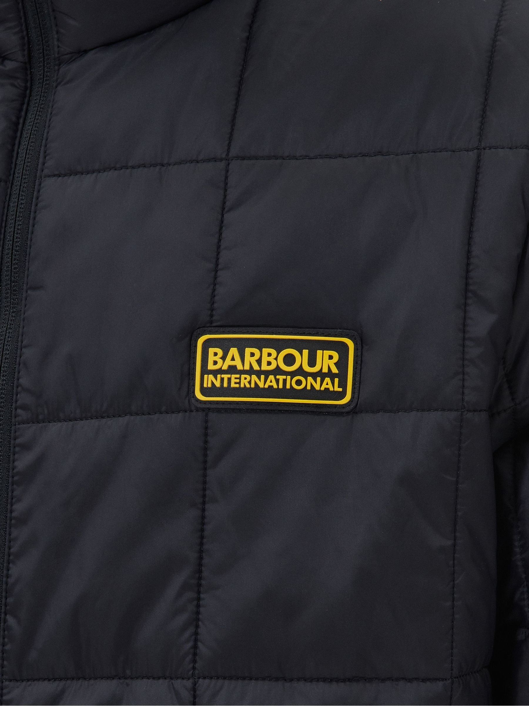 Buy Barbour International Island Quilted Black Jacket from Next Germany