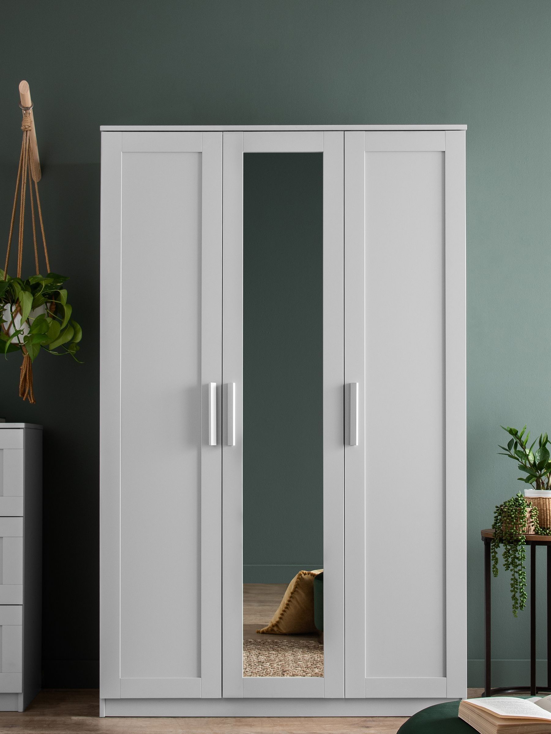 Buy Grey Flynn Triple Wardrobe from the Next UK online shop