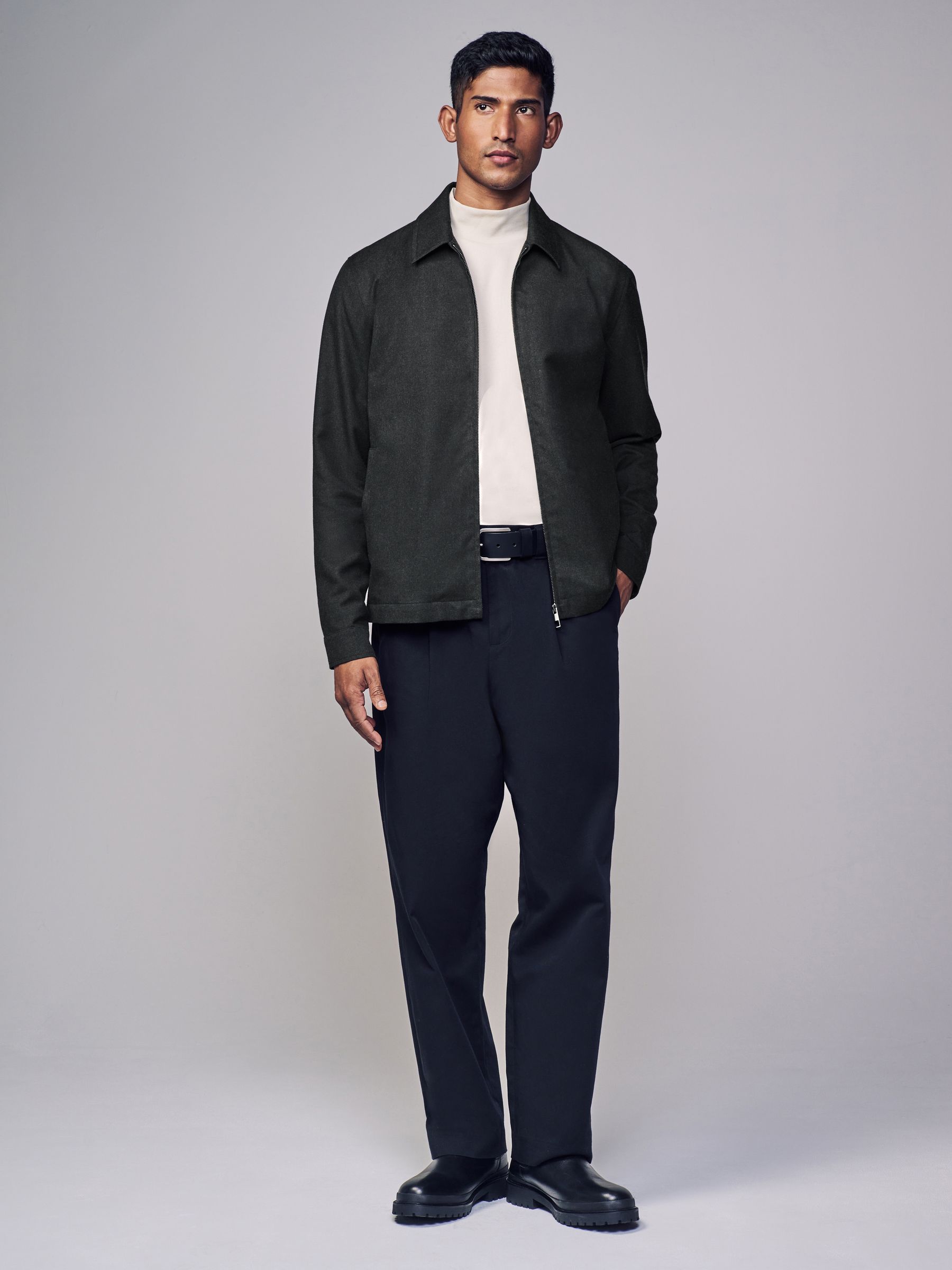 Buy Charcoal Smart Shacket from Next Saudi Arabia