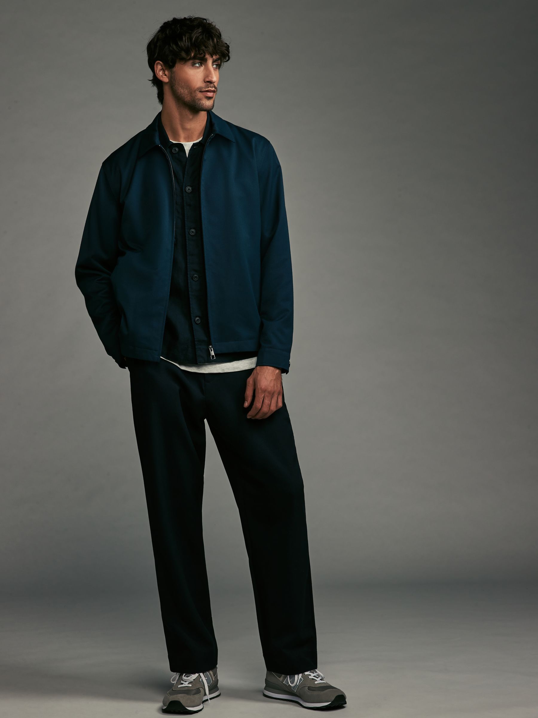 Buy Navy Blue Smart Shacket from the Next UK online shop