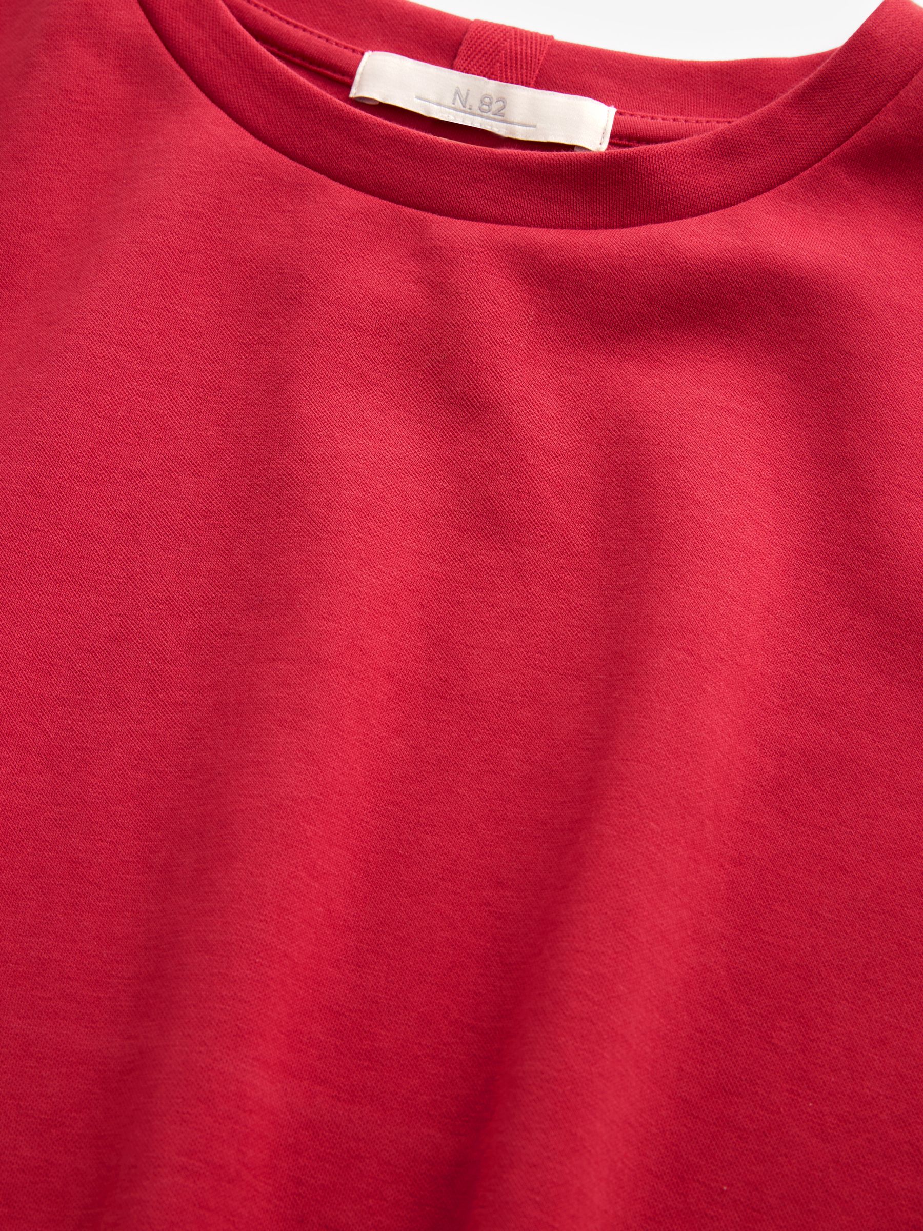 Buy Red Heavyweight Short Sleeve Crew Neck T-Shirt from Next Ireland