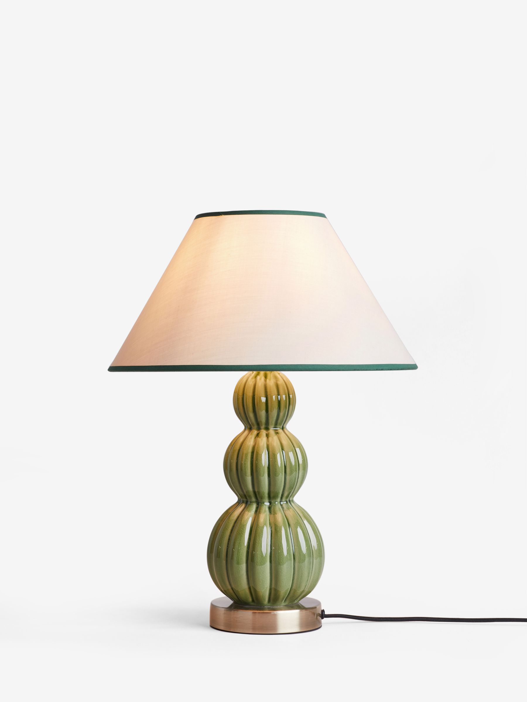 Buy Nina Campbell Green Evelyn Medium Table Lamp from the Next UK ...