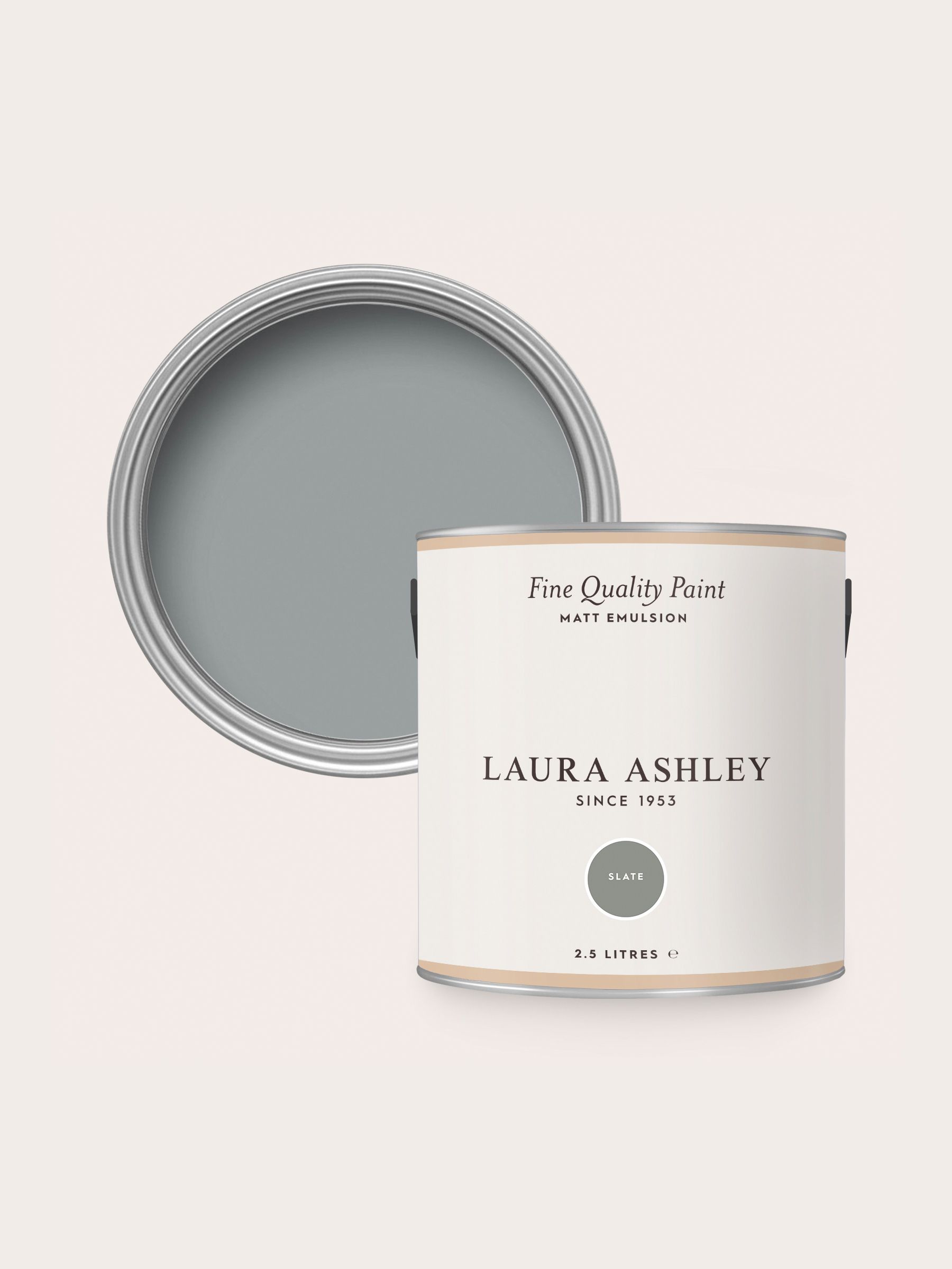 Buy Laura Ashley Slate Grey Matt Emulsion 2.5Lt Paint from the Next UK ...