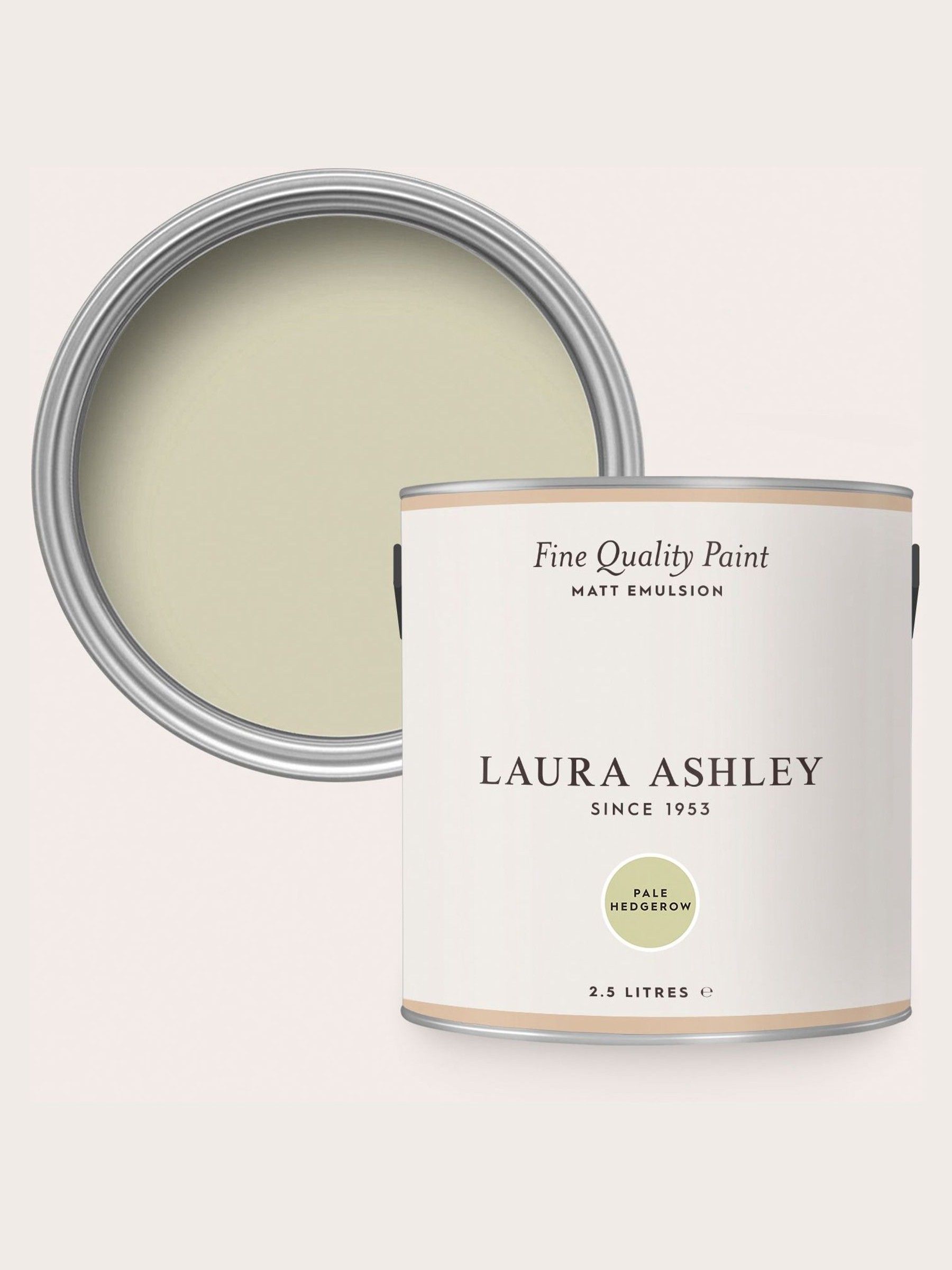 Buy Laura Ashley Pale Hedgerow Green Matt Emulsion 2.5L Paint from the ...