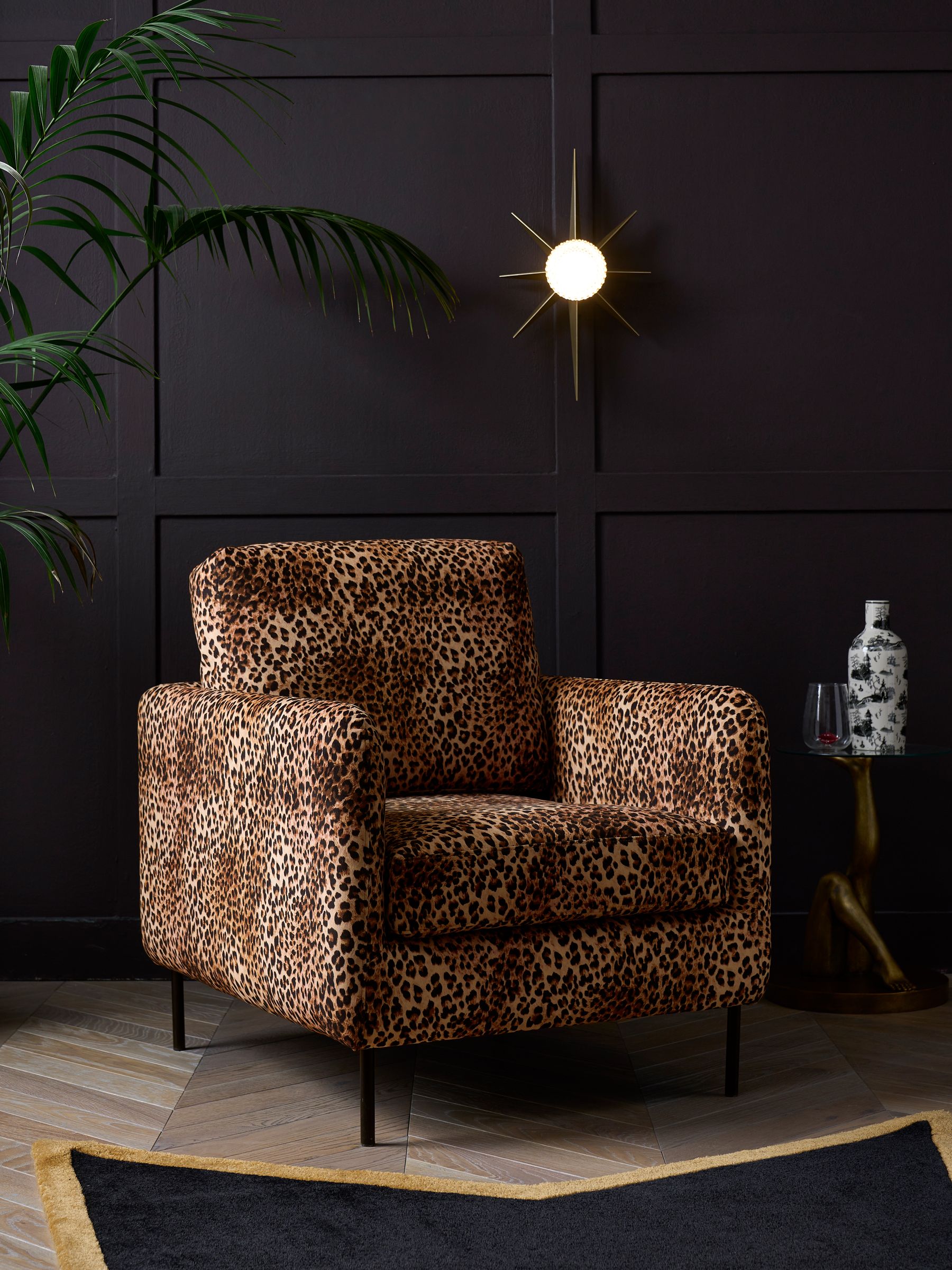 Leopard armchair store