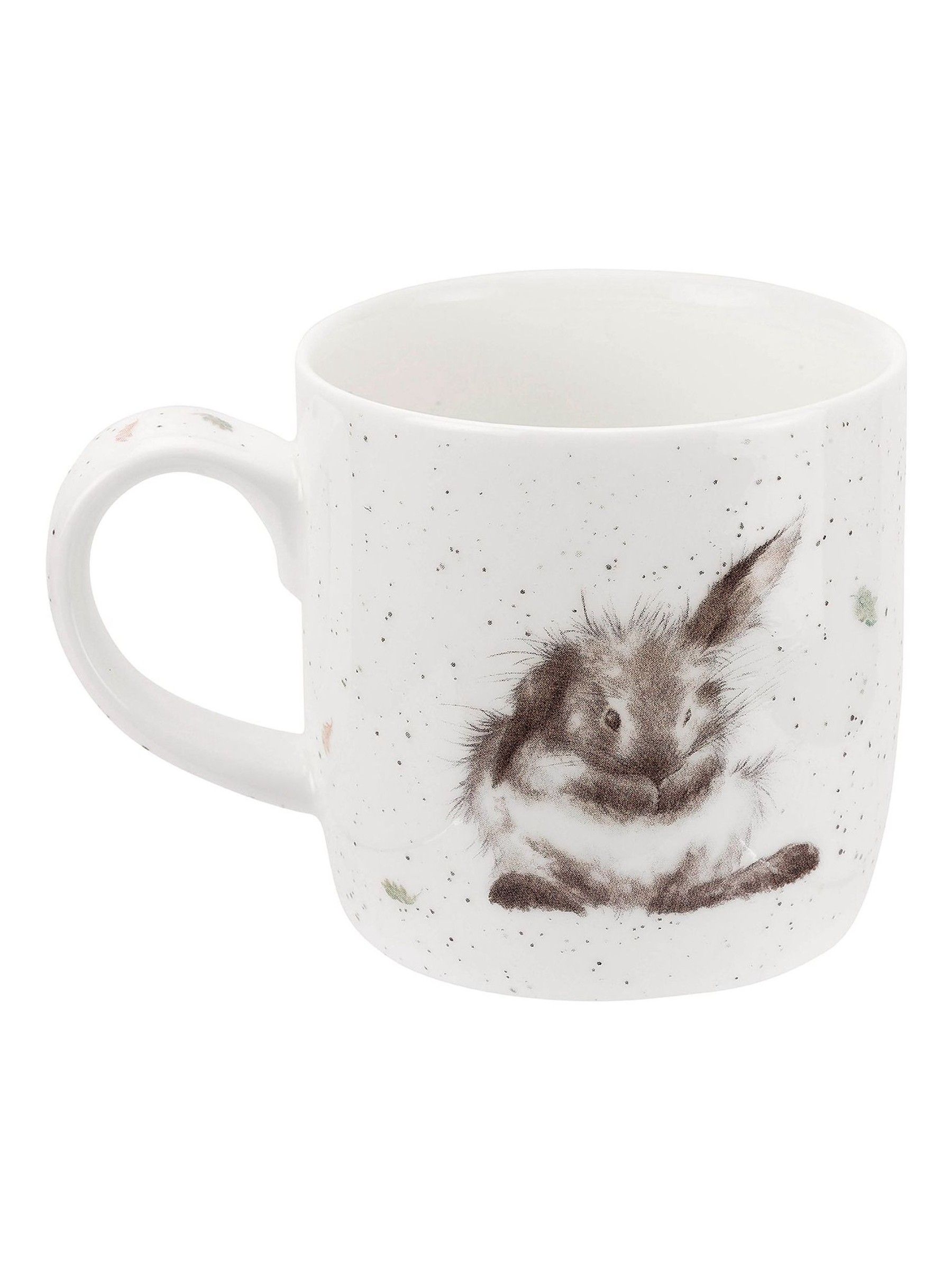 Buy Wrendale Set of 6 White Royal Worcester Wrendale Rabbit Mugs from ...
