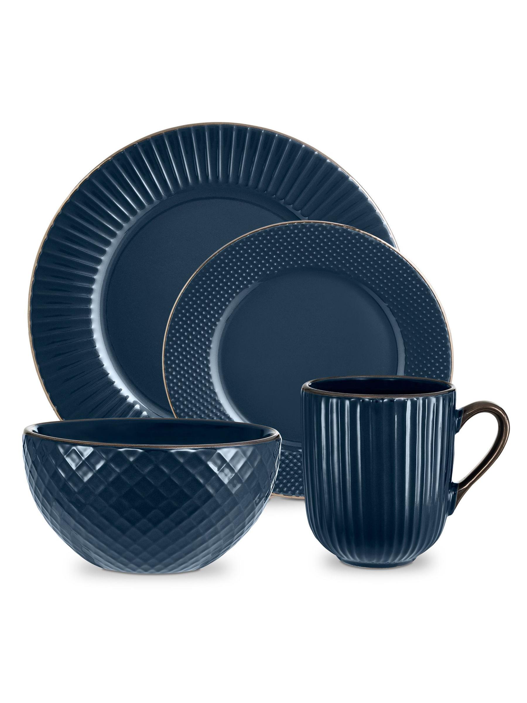 Buy Tower 16 Piece Blue Dinnerware Set from the Next UK online shop