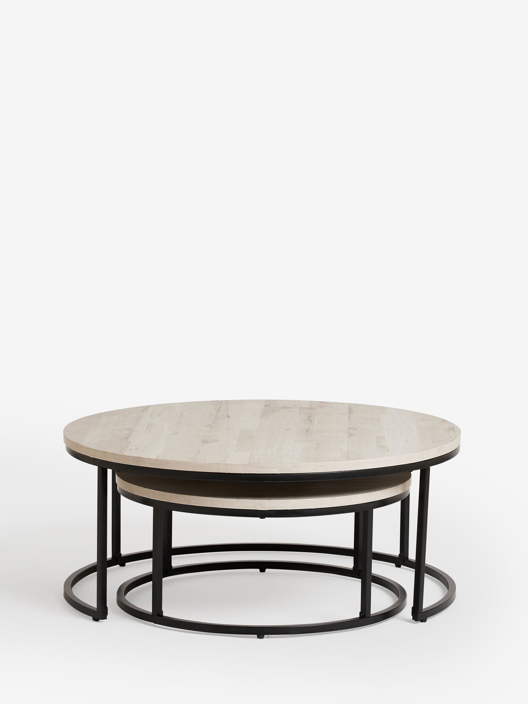 Buy Grey Bronx Nest of 2, Round Coffee Table from the Next UK online shop