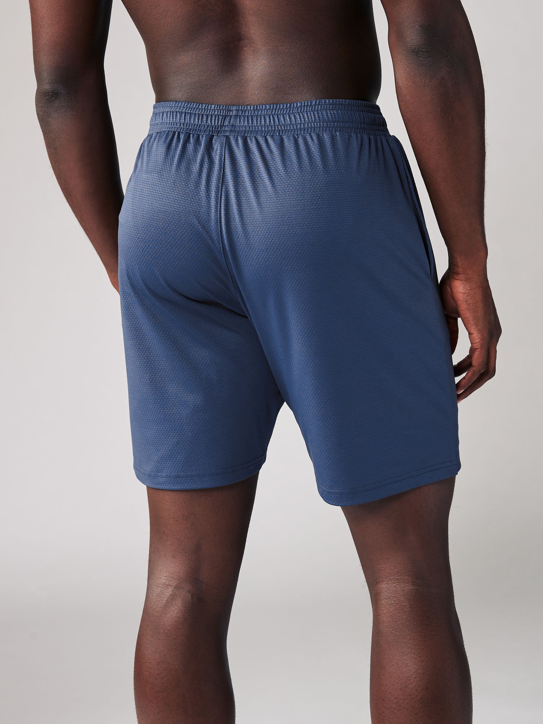 Buy Blue Textured Active Gym Shorts from the Next UK online shop