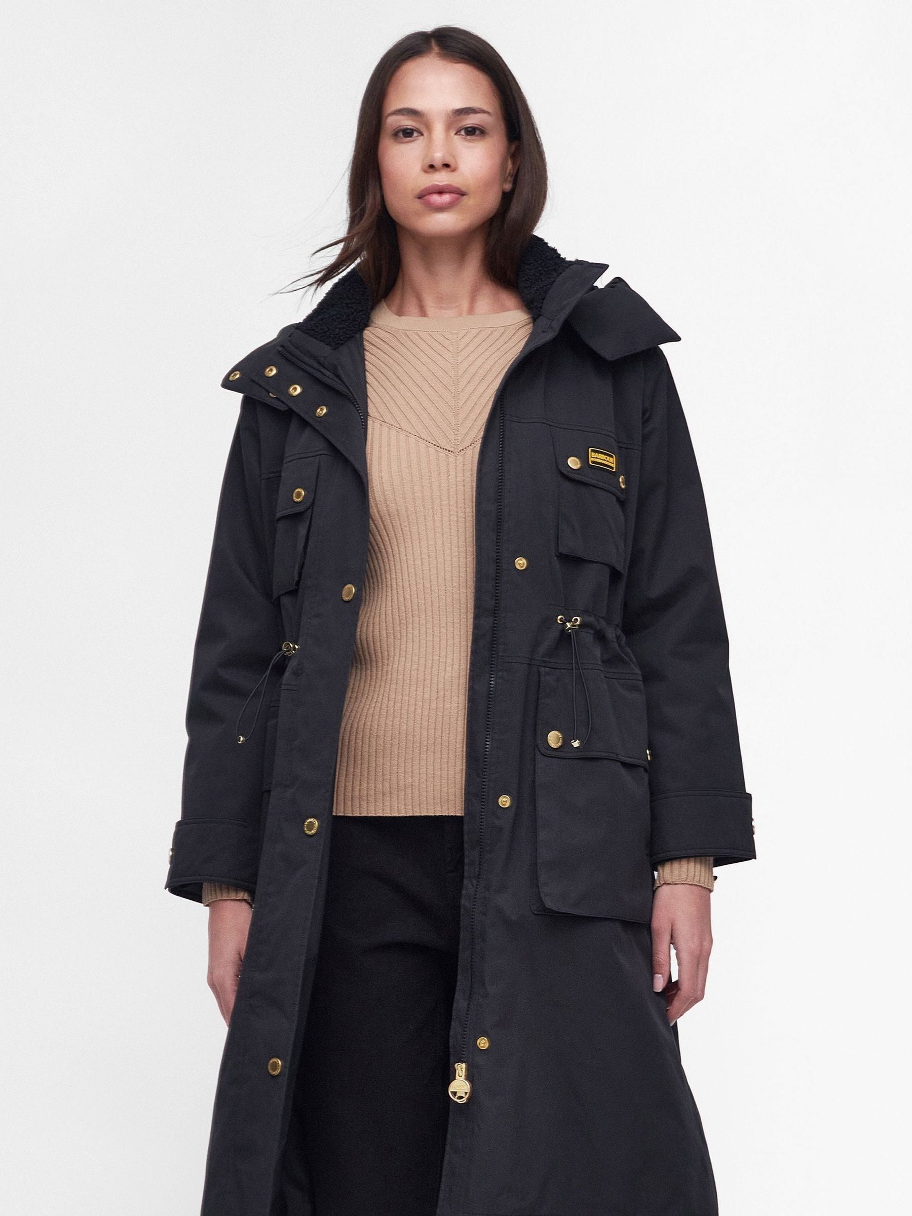Buy Barbour International Waterproof Cosmos Hooded Longline Jacket from Next Germany