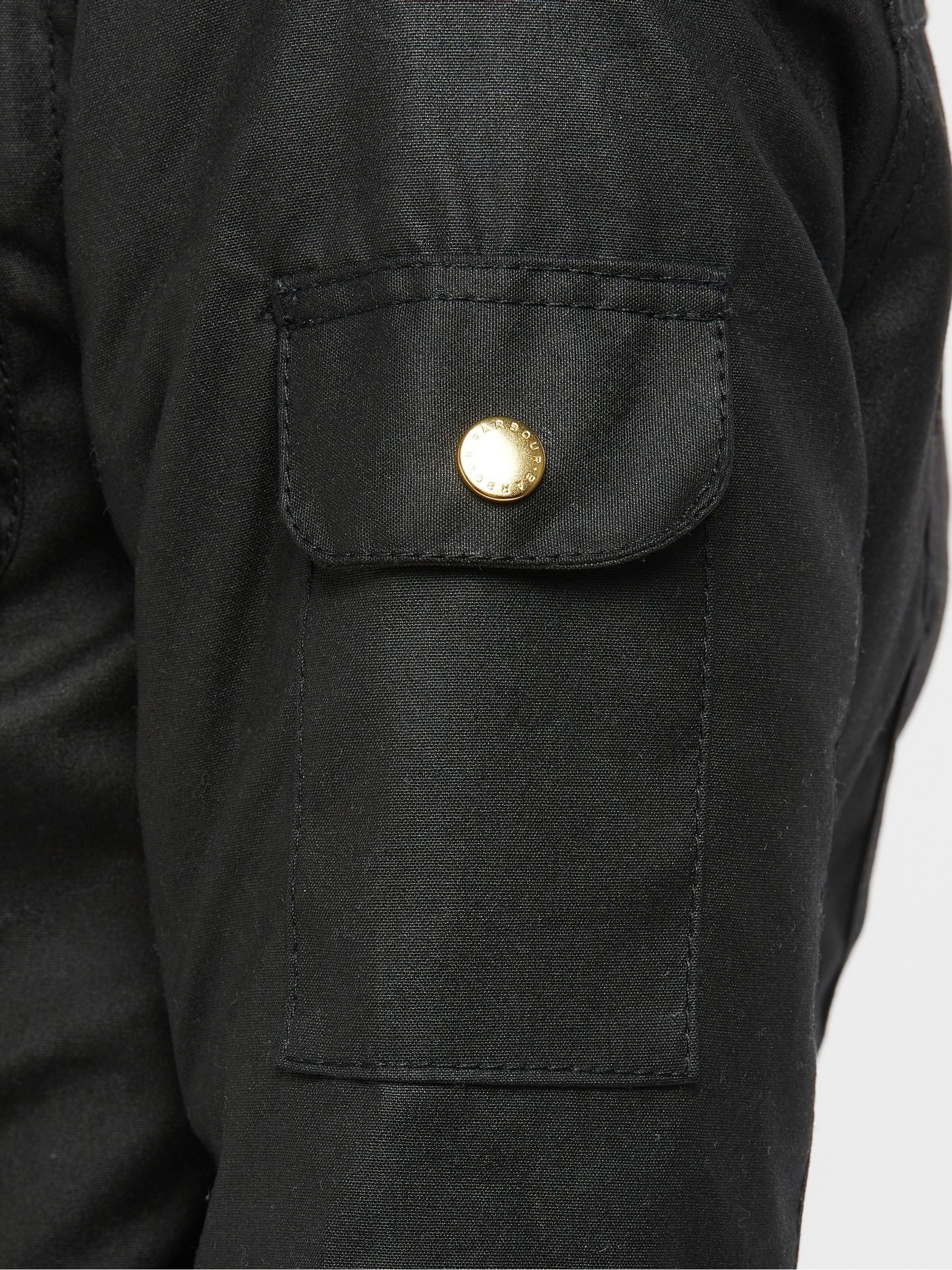 Buy Barbour International Black Waxed Iconic Biker Jacket from the Next ...