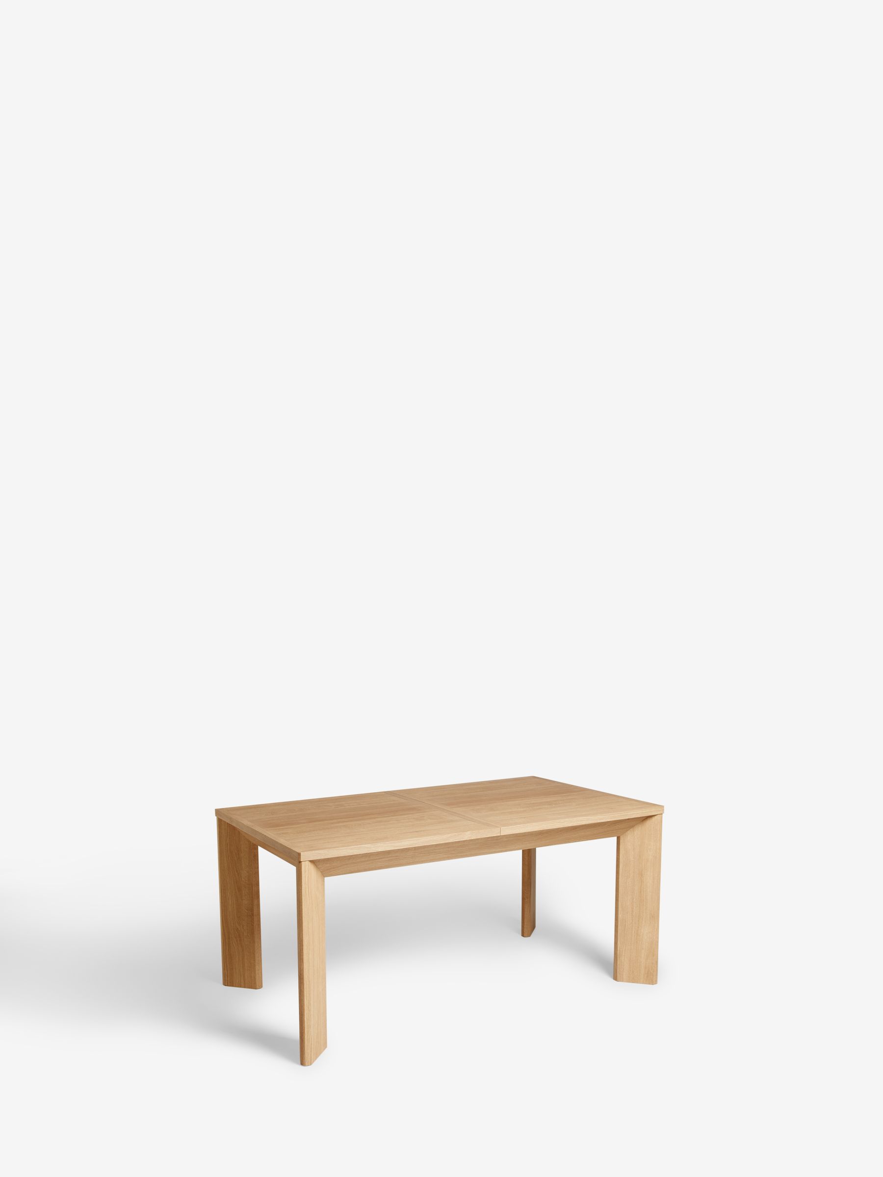 Buy Light Natural Oak Effect Malvern 6 to 8 Seater Extending Dining ...