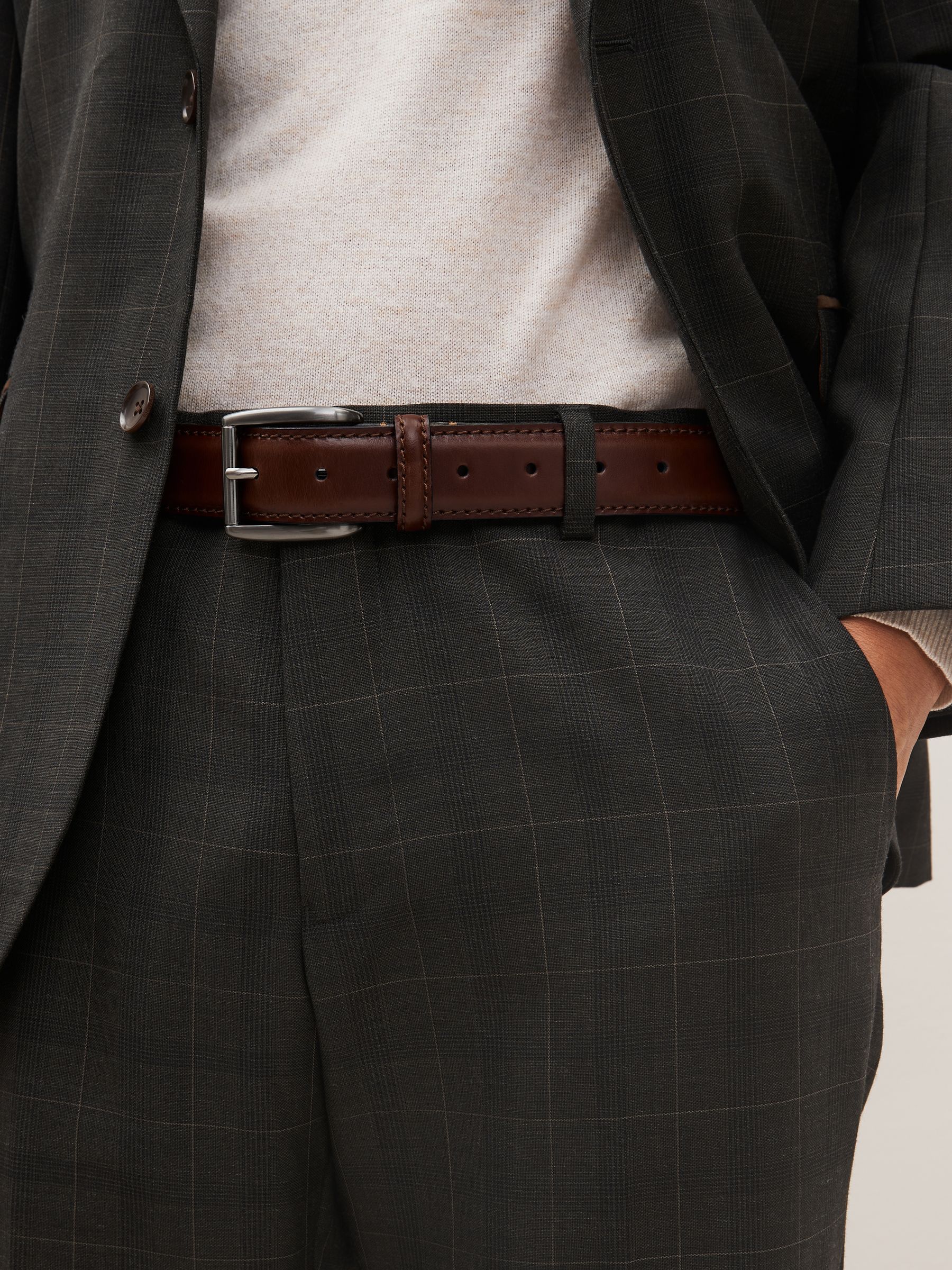 Buy Brown Signature Formal Belt from Next Ireland