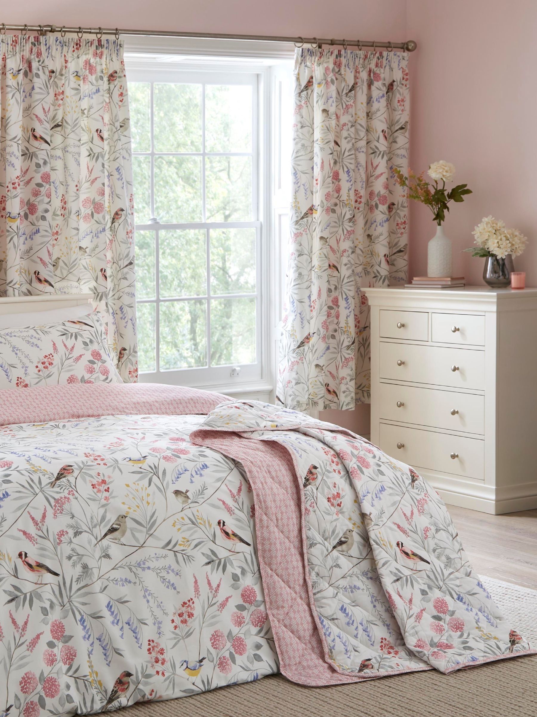 Buy Dreams & Drapes Pink Caraway Quilted Bedspread from the Next UK ...