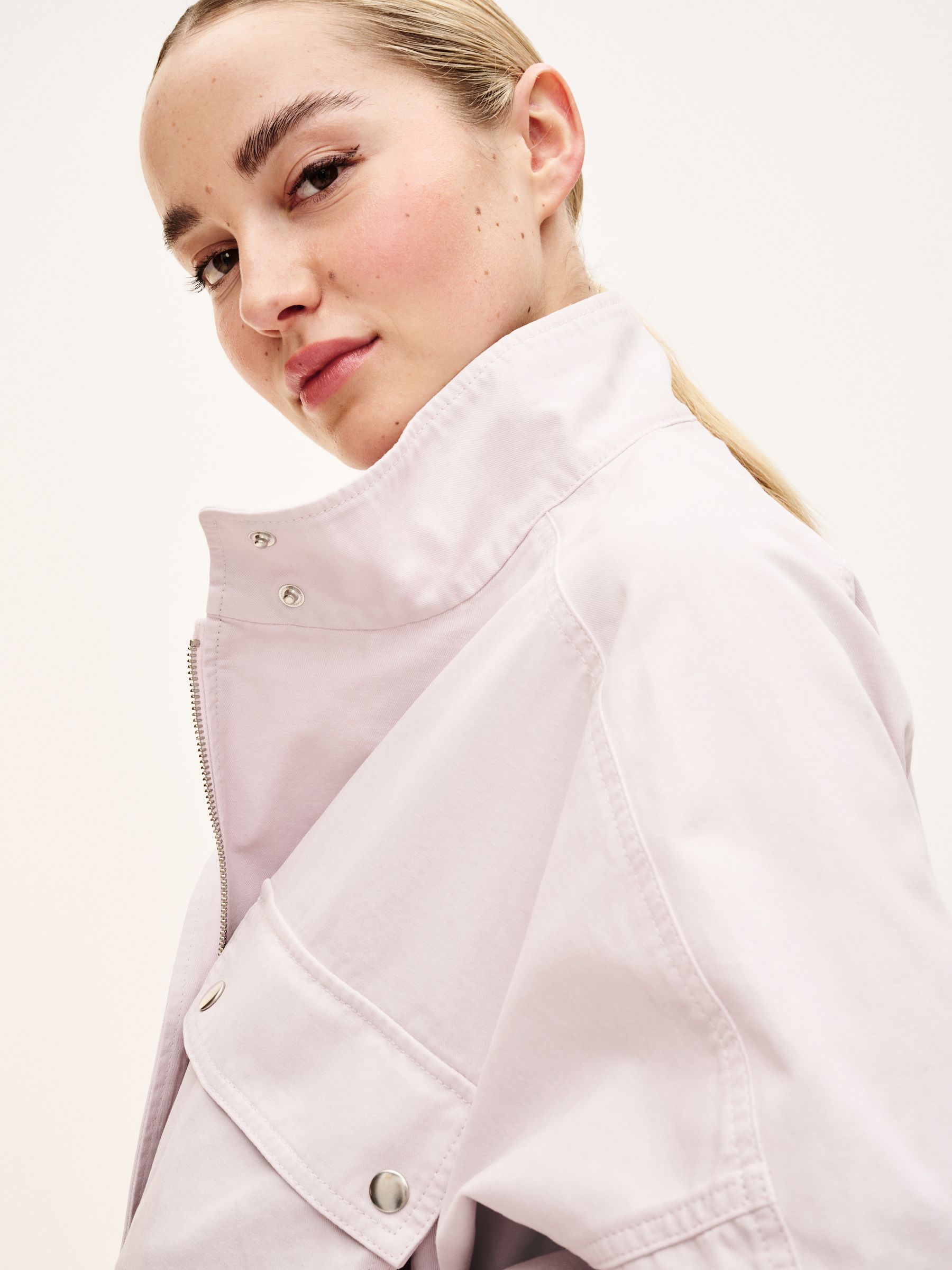 Buy Lilac Purple Funnel Neck Utility Jacket from the Next UK online shop