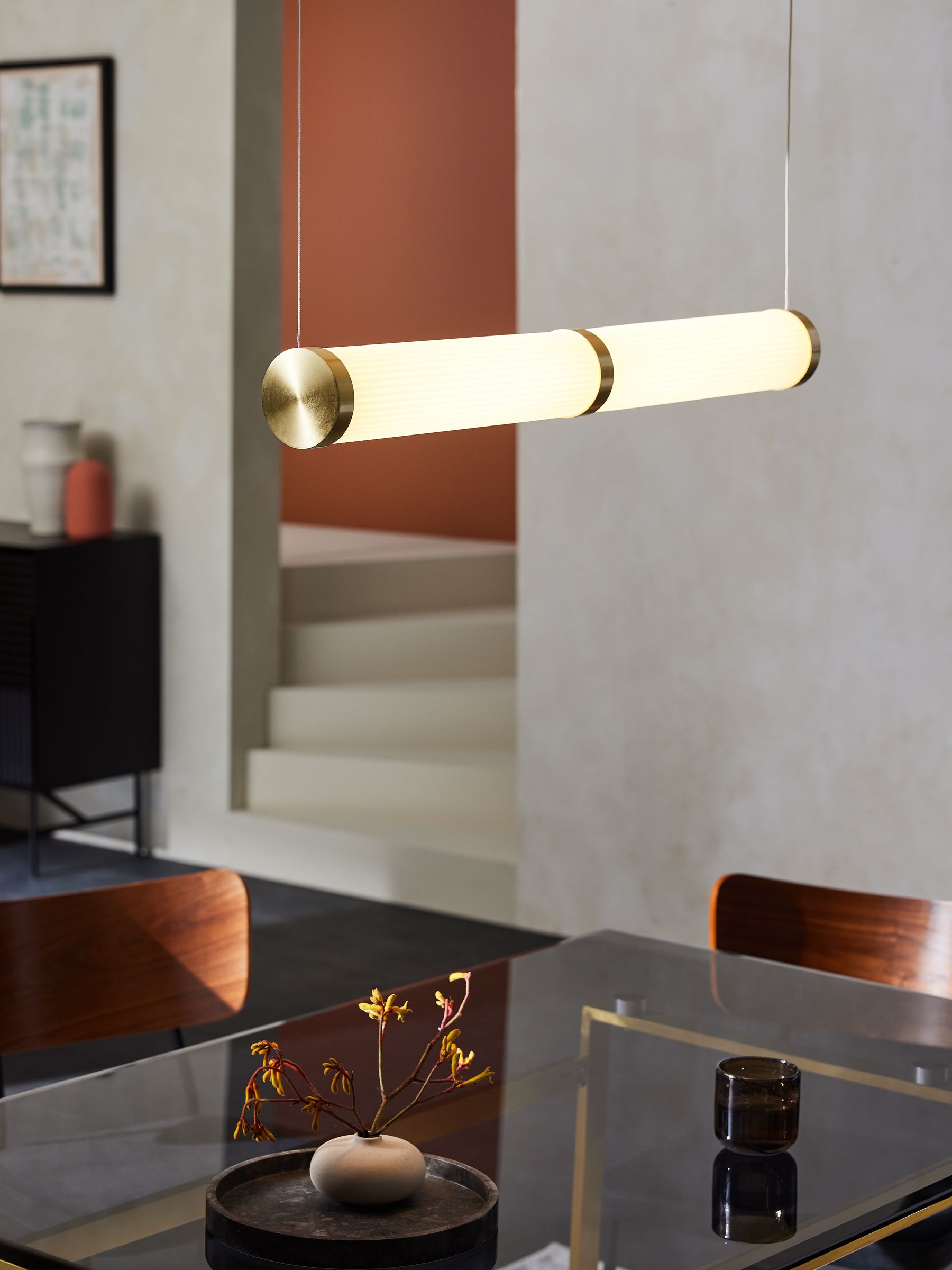 Buy MADE.COM Brass Pendant Stella Light from the Next UK online shop
