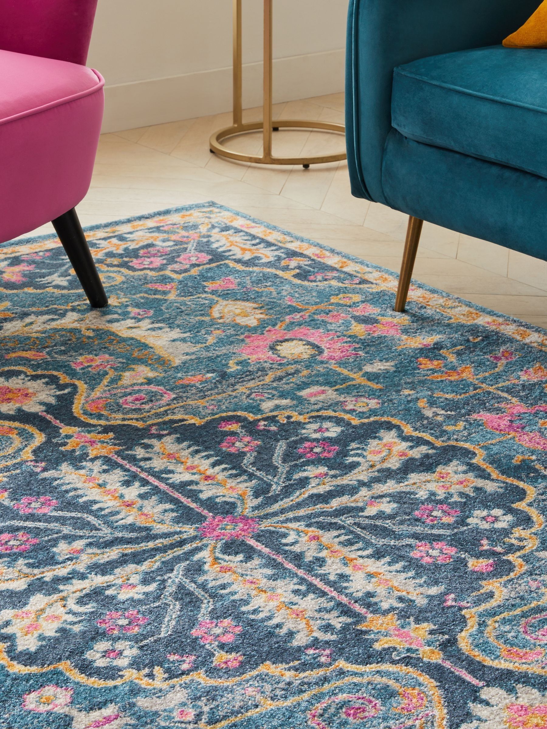 Buy Blue Bright Kesha Oriental Rug from the Next UK online shop