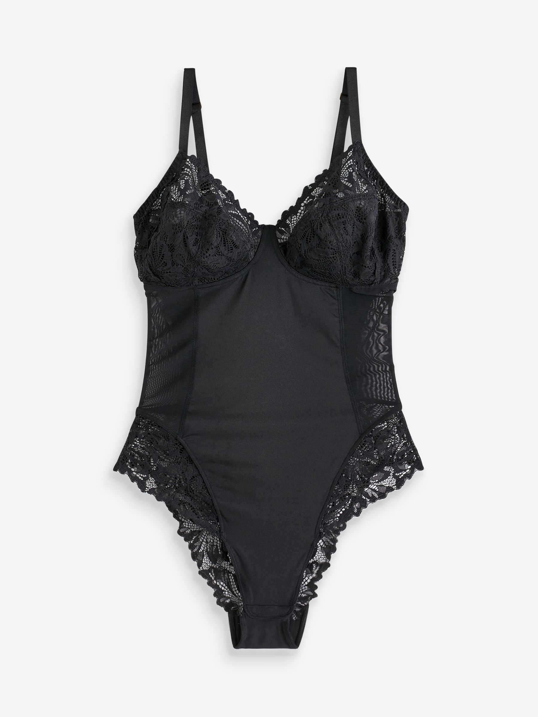 Buy Black Total Support All Over Comfort Lace Body from the Next UK ...