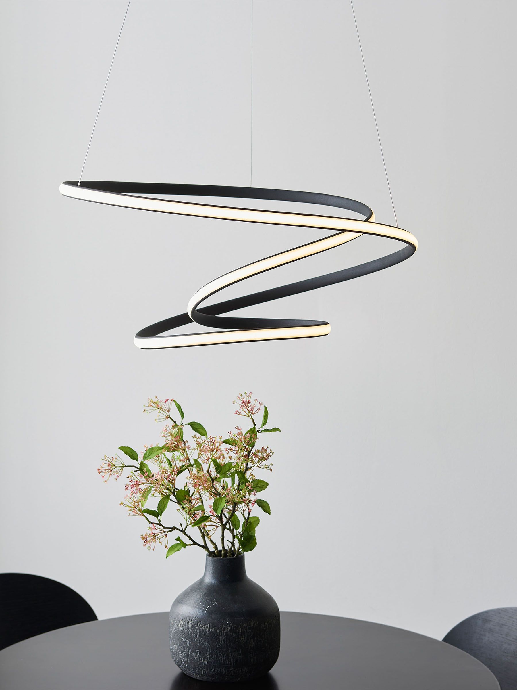 Buy Gallery Home Black Delta Ceiling Pendant Light from the Next UK ...